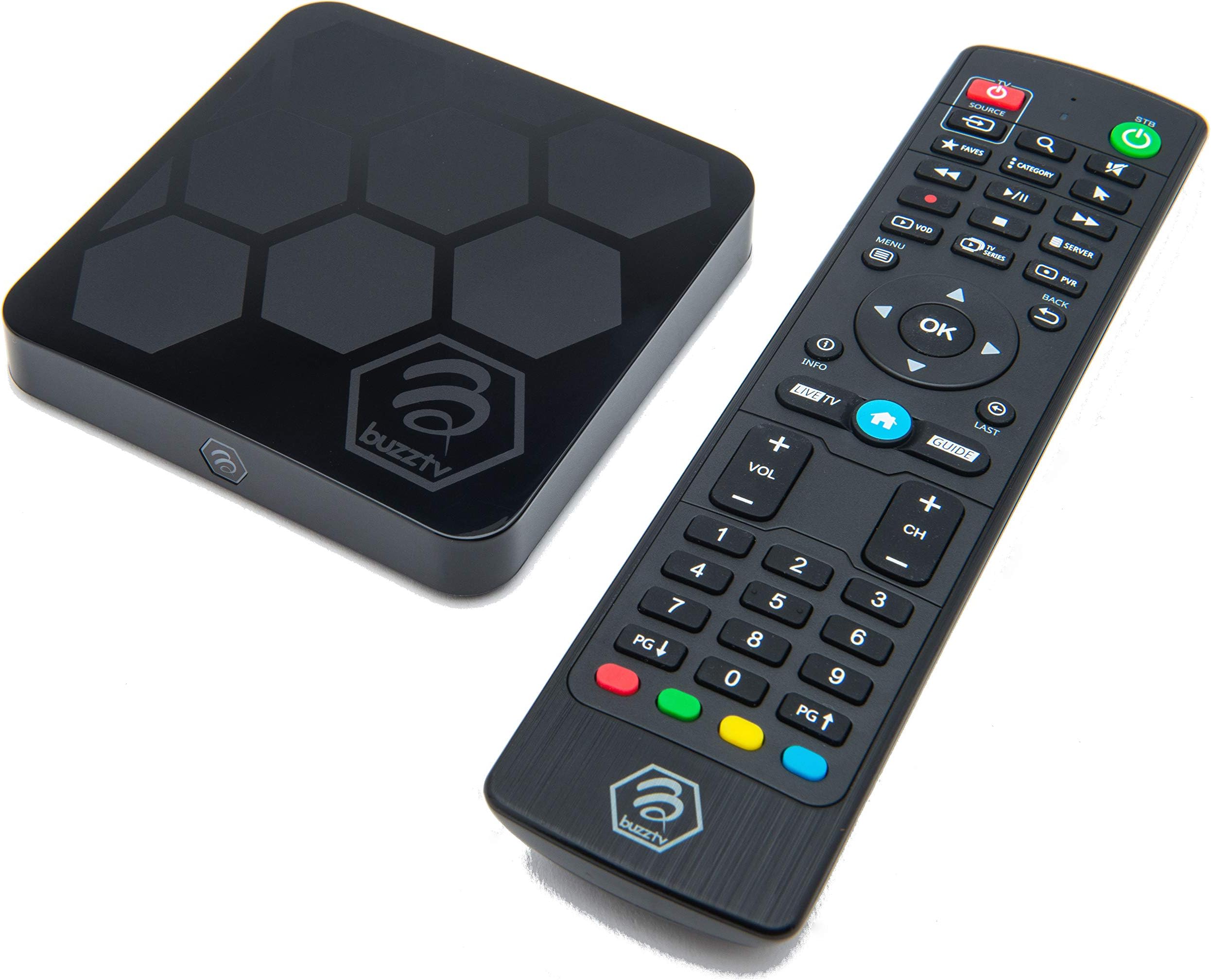 Amazon.com: BuzzTV XR4000 - Android 9.0 IPTV Set-Top Box with IR-100 Remote - Faster Than Ever ...