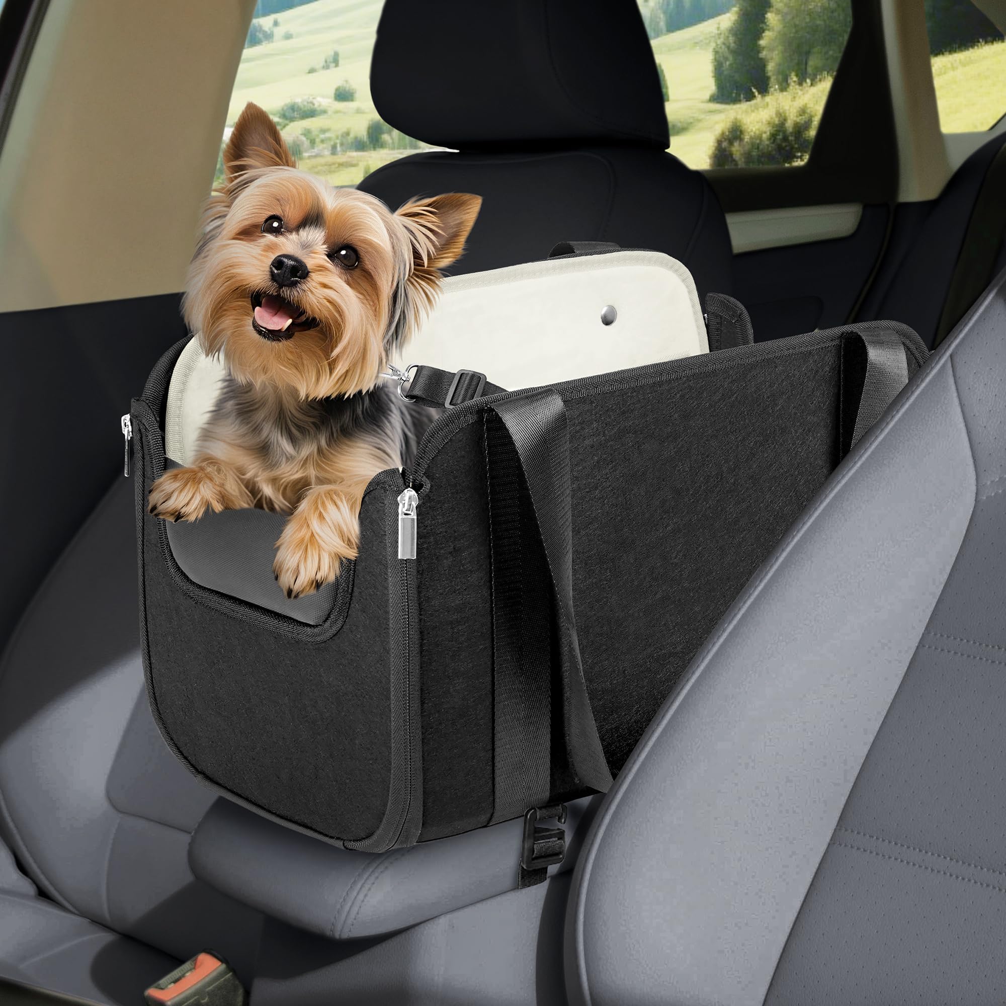 Snapklik.com : WOYYHO 16 Lbs Console Dog Car Seat