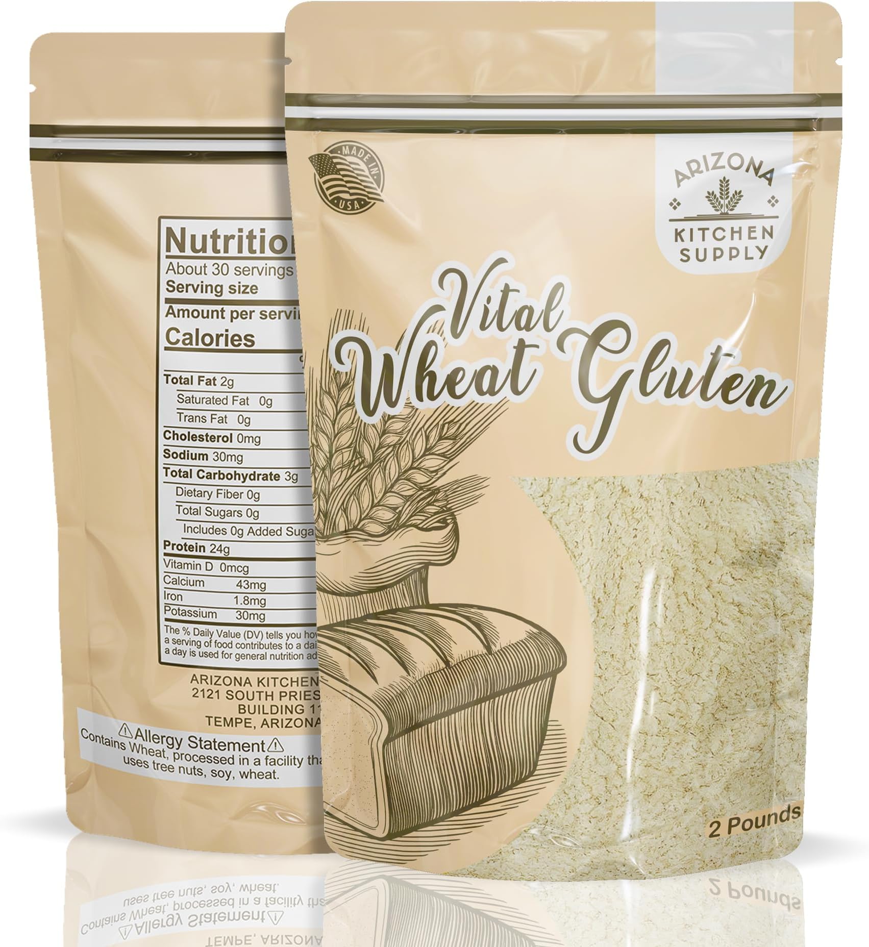 Amazon.com : Bob's Red Mill, Vital Wheat Gluten Flour, 22 oz : Grocery ...