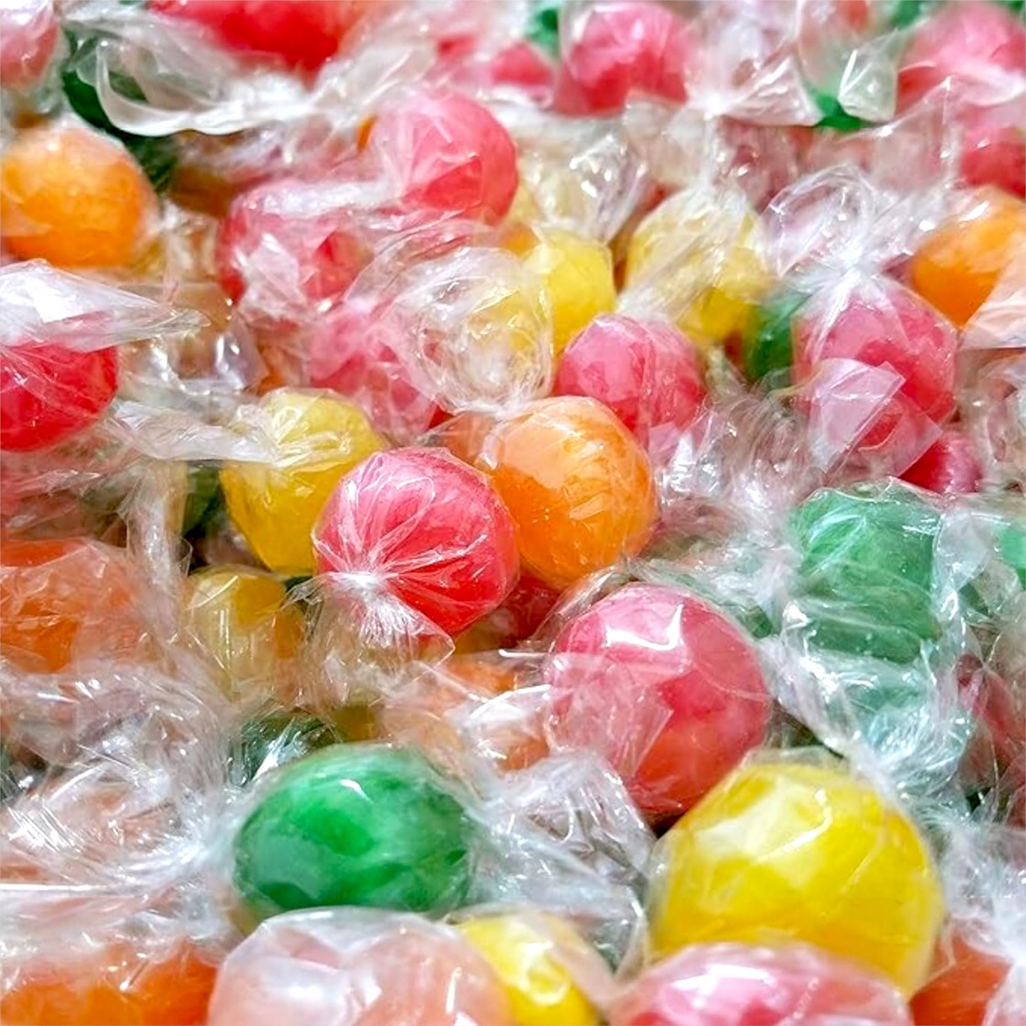 Amazon.com : Assorted Sour Fruit Candy Balls, 1.5 lbs Bulk Hard Candy ...