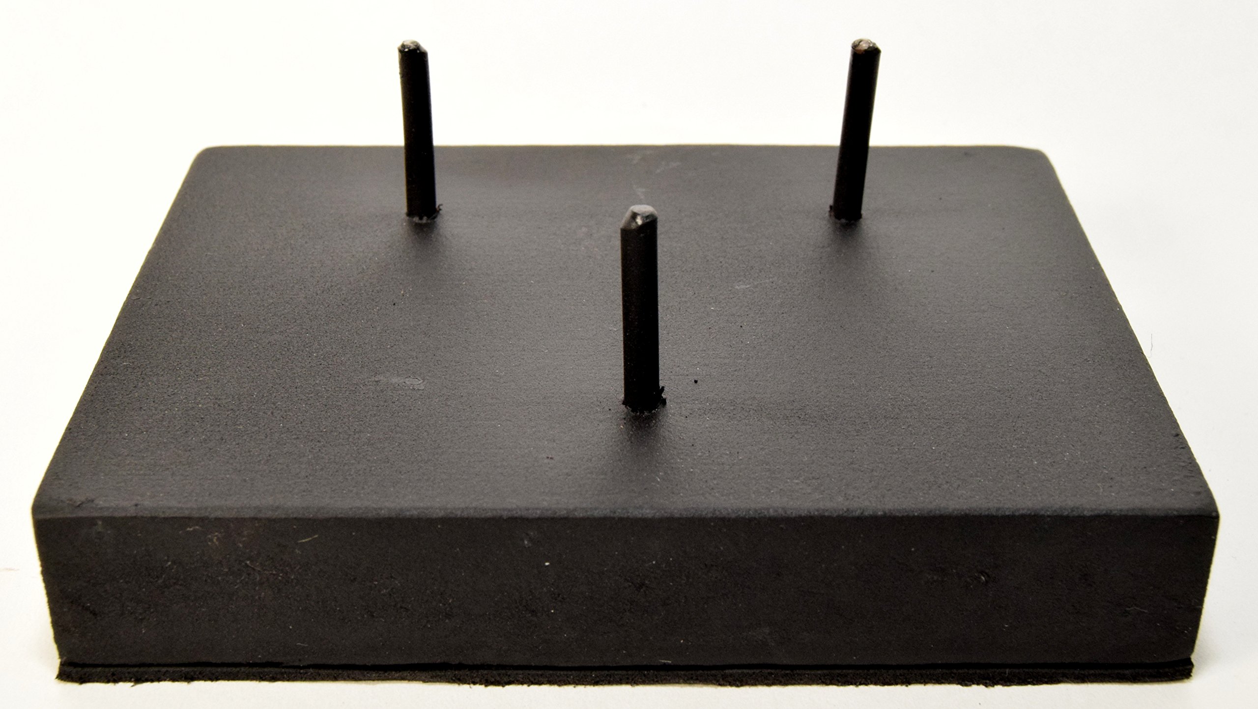 Buy HQRP-Crystal Black Three Prong Wood Display Stand Pedestal for ...