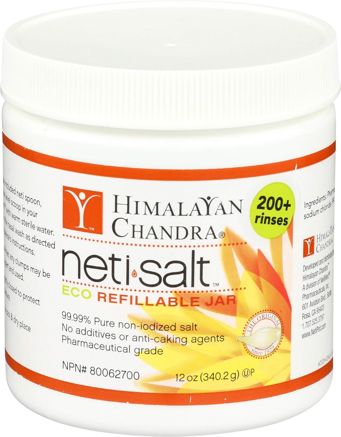 Amazon.com: Himalayan Institute Neti Pot Salt Jar, 12 Ounce ...