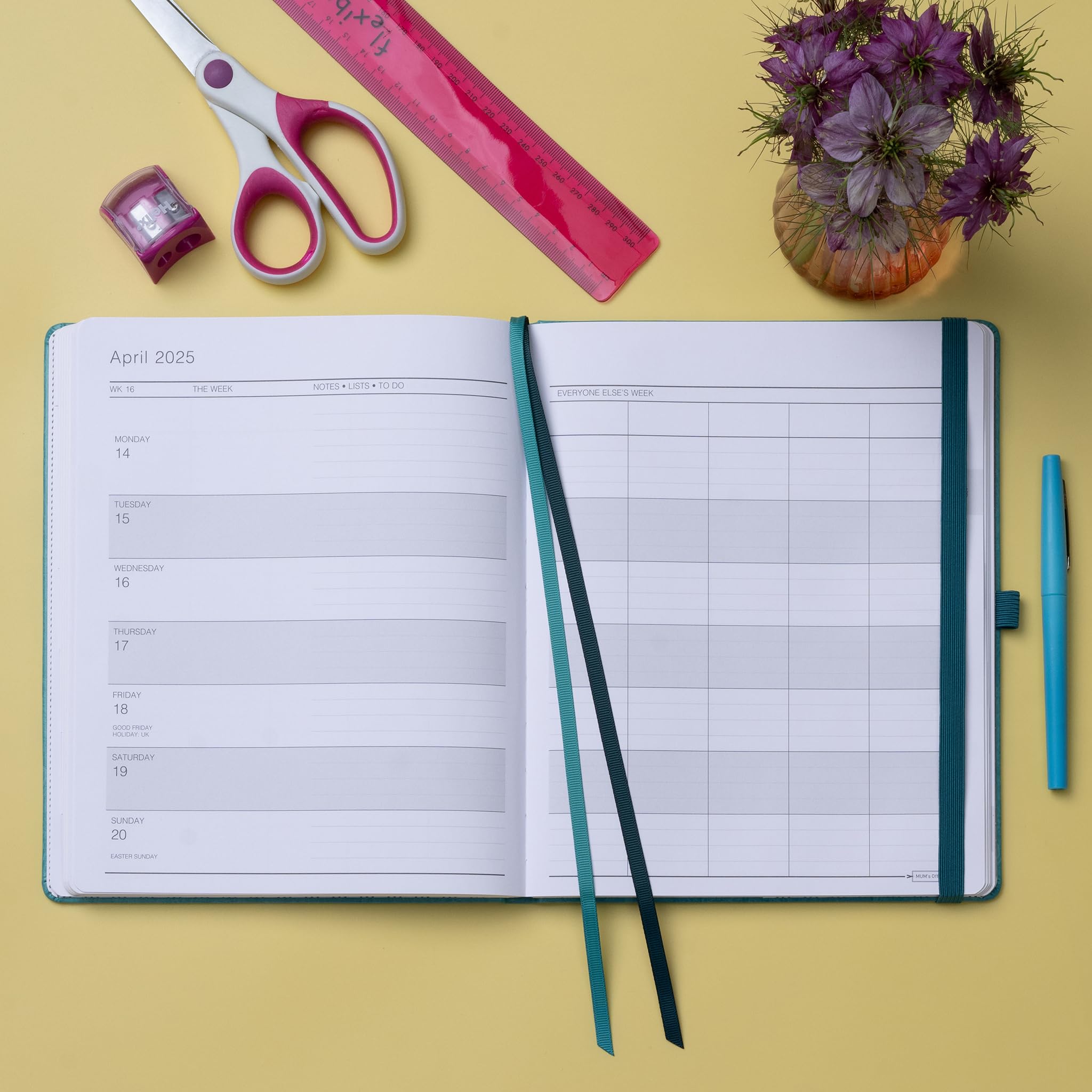 MUM’s Office BIG Family Diary 2025 (Navy) – large desk sized 2025 diary ...