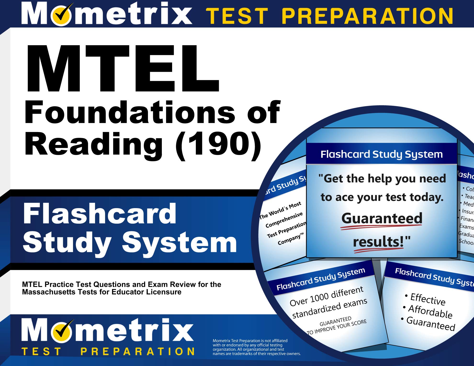 MTEL Foundations of Reading (190) Flashcard Study System: MTEL Practice ...