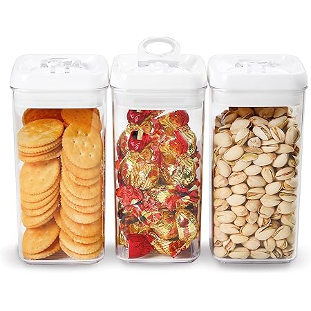 Amazon.com: Home-X Set of 2 - Saltine Cracker Sleeve Storage Container ...