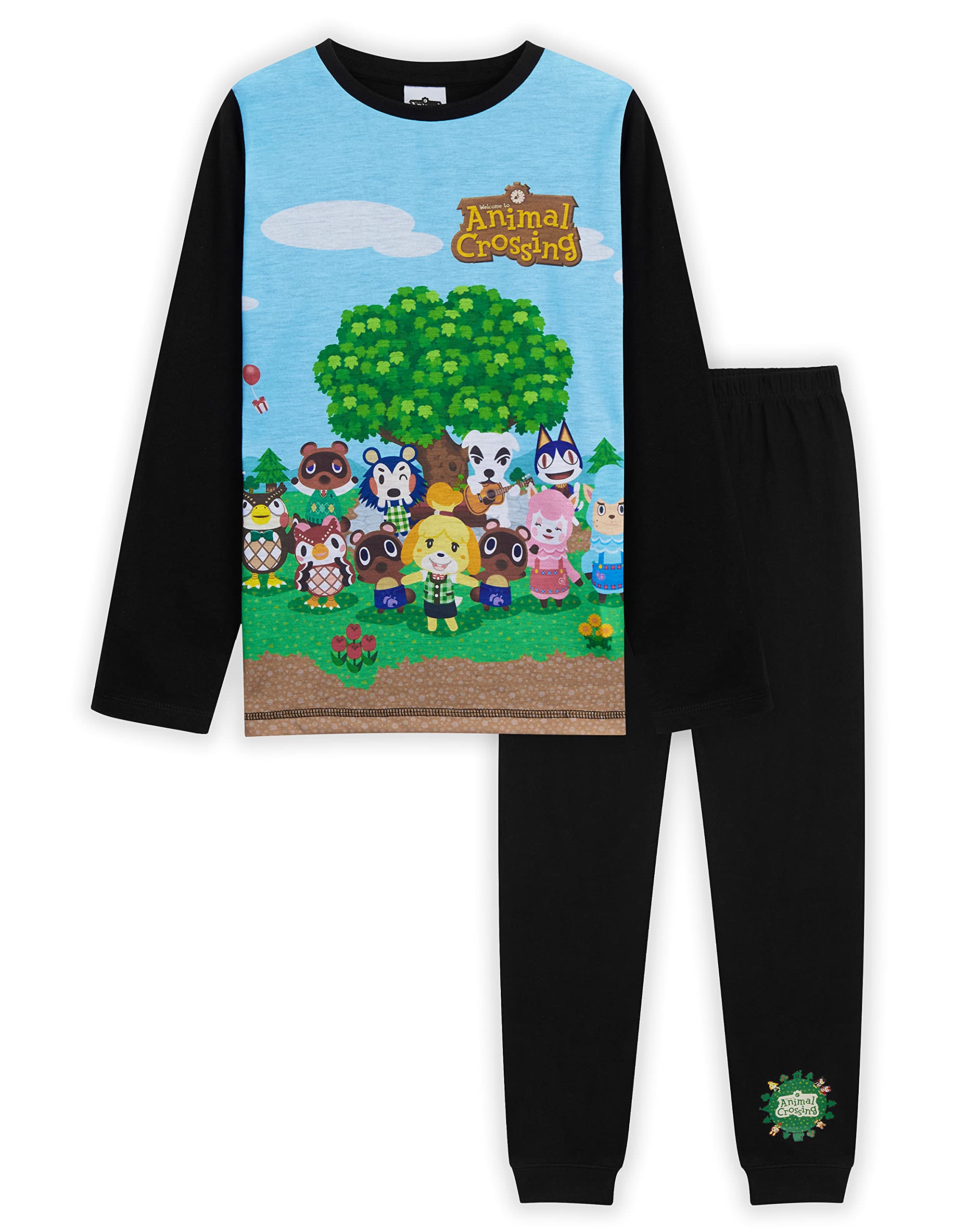 1 x Brand New Animal Crossing Pyjamas For Boys, Kids Gamer PJs 5-14 Ye ...