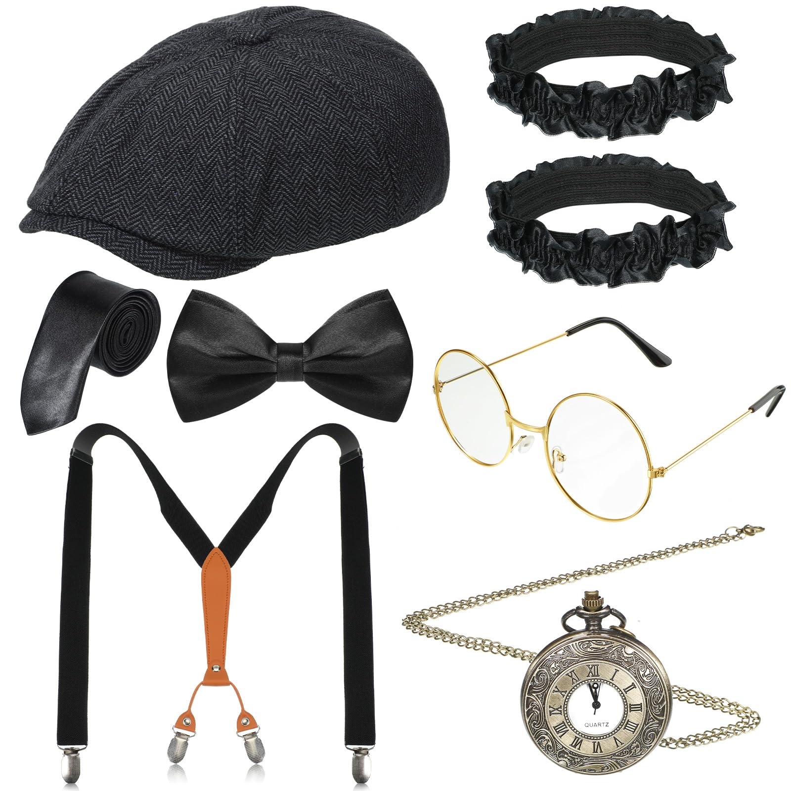 Amazon.com: Boyiee 8 Pcs Detective Costume Accessories Adult Detective ...