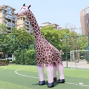 Amazon.com: Giant Inflatable Giraffe Realistic-Looking Inflatable ...