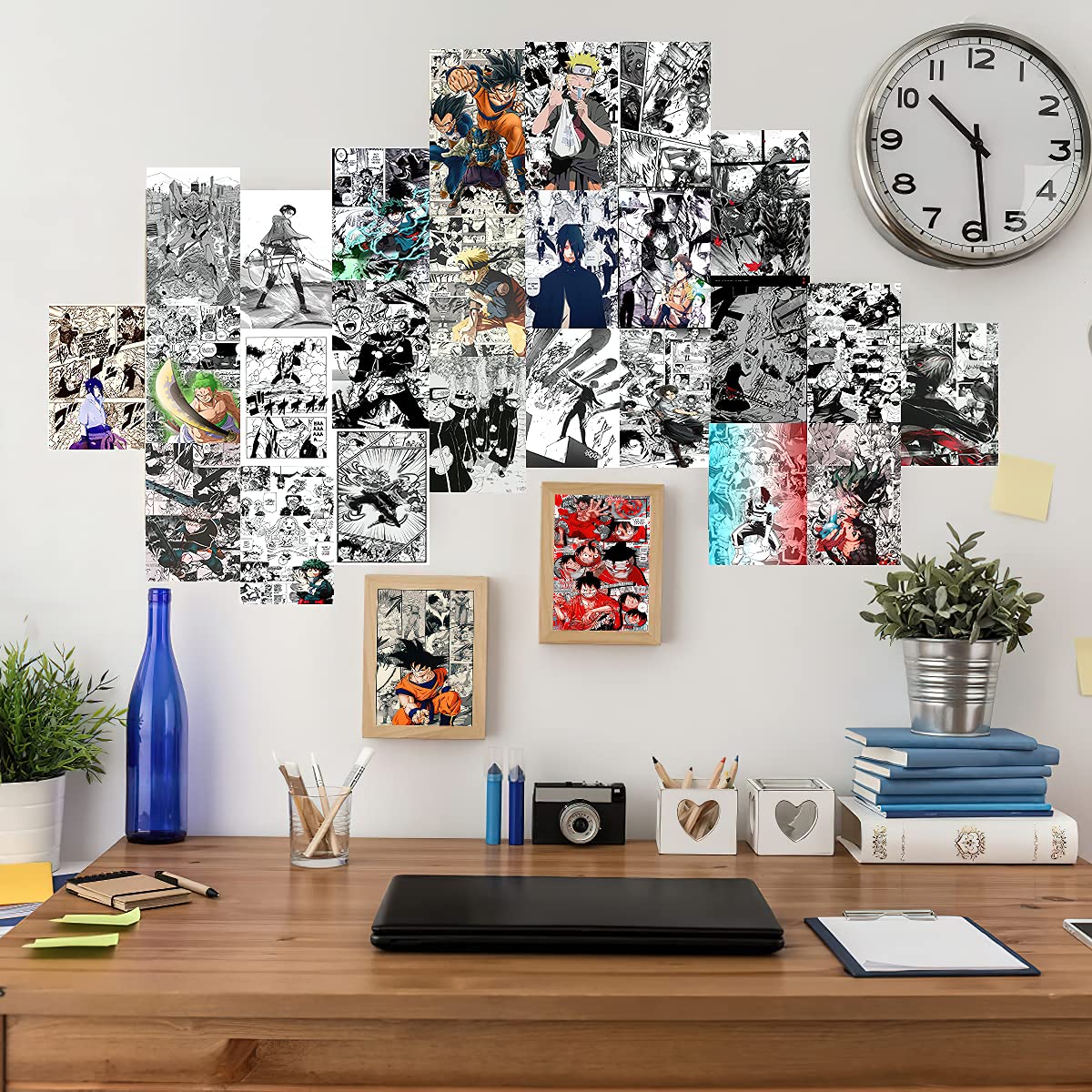 Buy Anime Panel Aesthetic Pictures Wall Collage Kit,50Pcs Anime ...