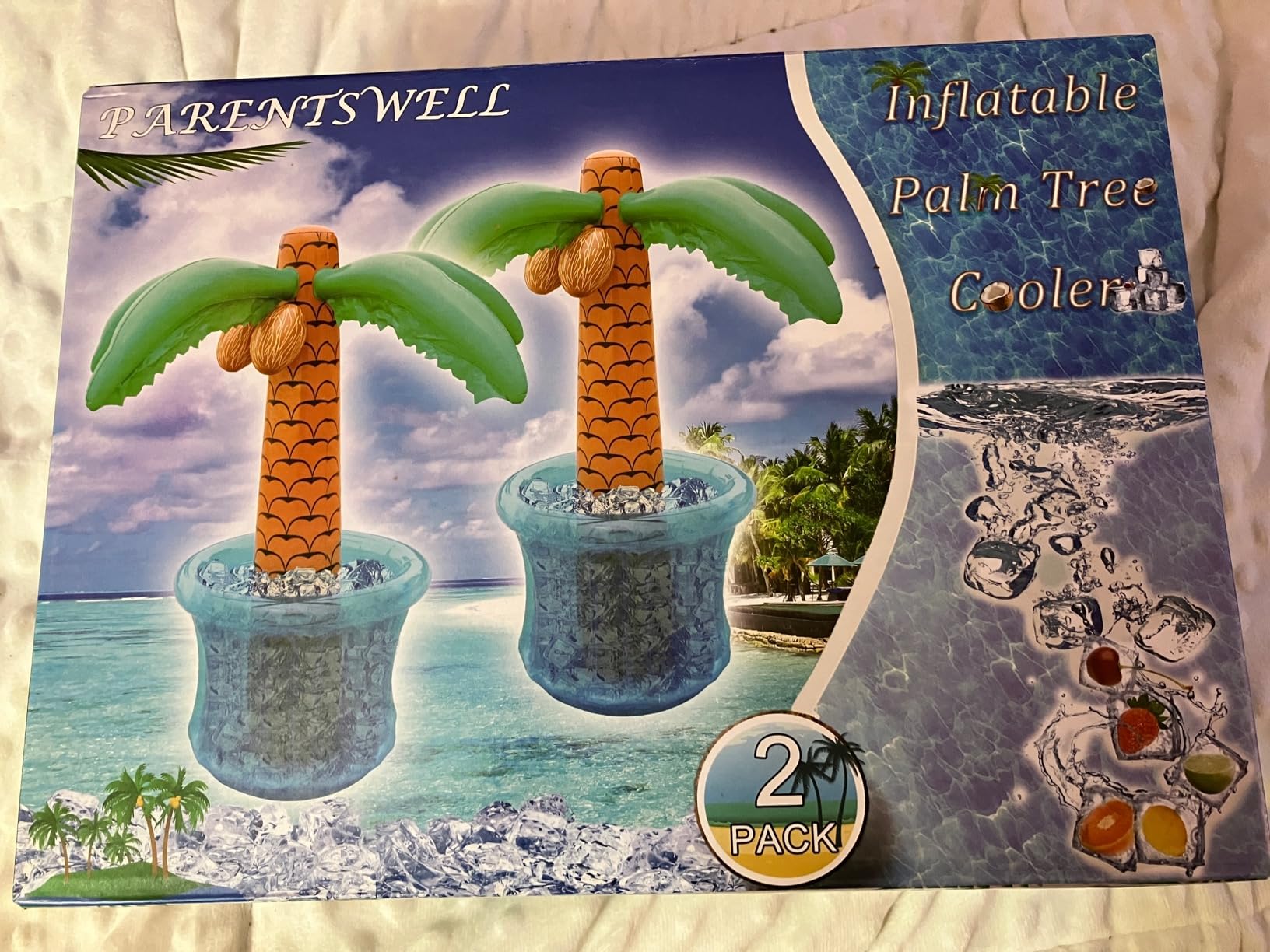 Amazon.com: PARENTSWELL 2 Pack Inflatable Palm Tree Coolers, 63 ...