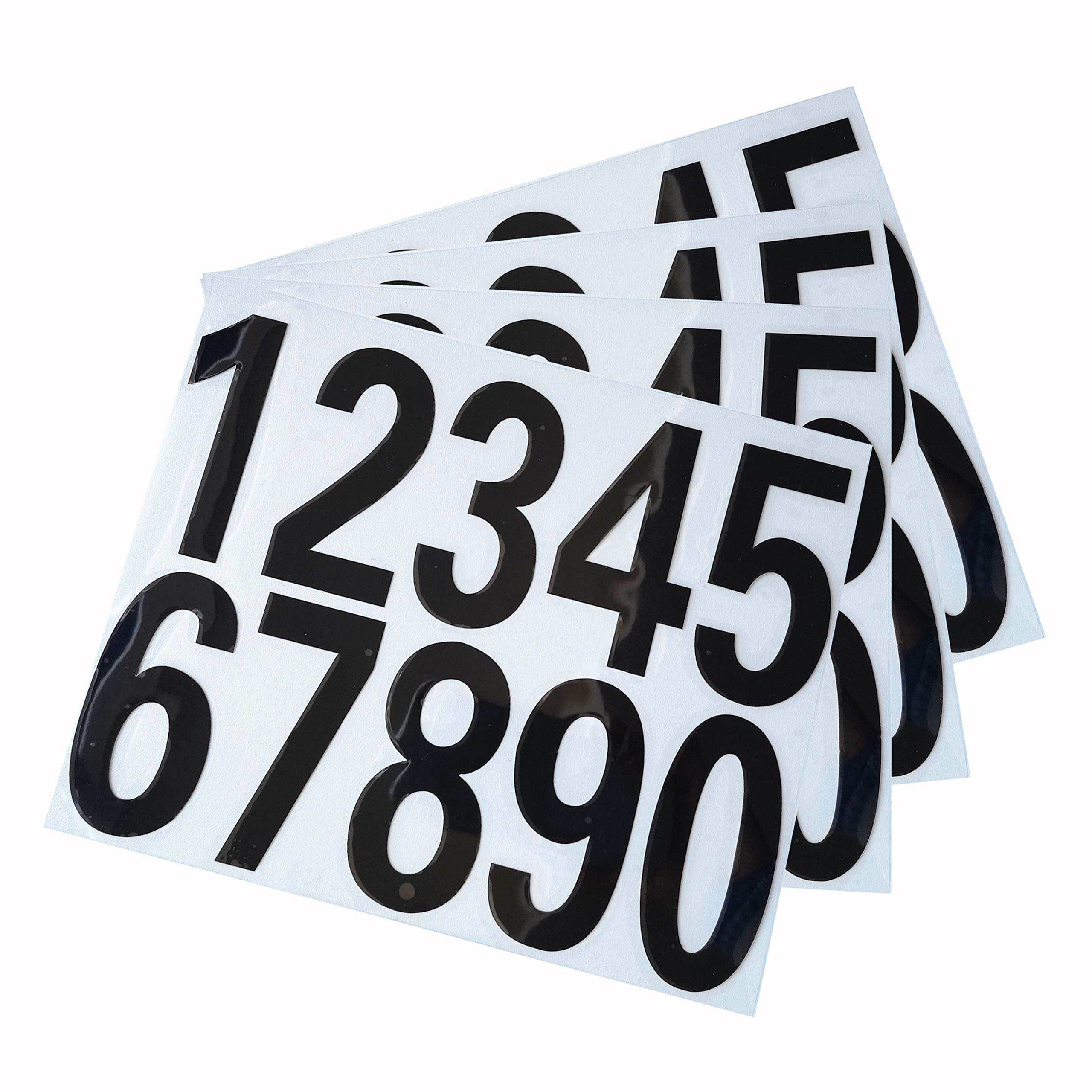 Mailbox Numbers Stickers for Outside,4 Sets(0-9) Vinyl Numbers Decals ...