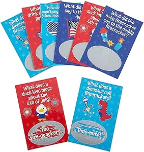 Amazon.com: Patriotic Joke Scratch-Off Cards - 50 Pieces : Toys & Games