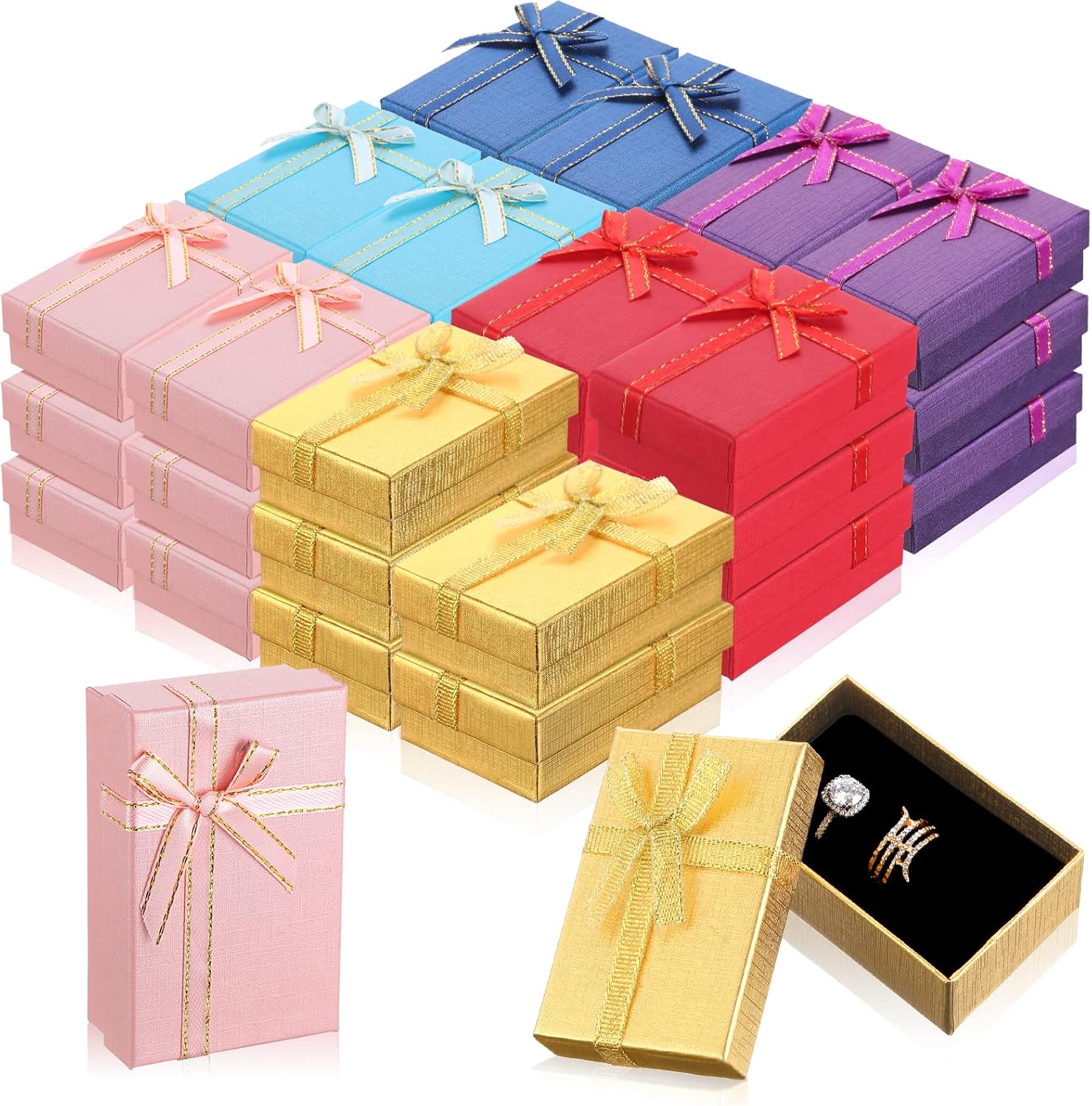 Amazon.com: Kenning 48 Pcs Gifts Box Set Empty Jewelry Gift Boxes ...