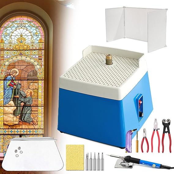 Amazon.com: Stained Glass Kit,Stained Glass Grinder Set, Beginner DIY ...