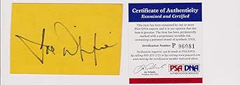 Joe Diffie Country Music Autograph PSA/DNA Signed Cut Auto at Amazon's ...