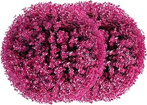 Amazon.com - HSFIYAKJ 2 PCS 19 Inch Artificial Plant Fuchsia Topiary ...