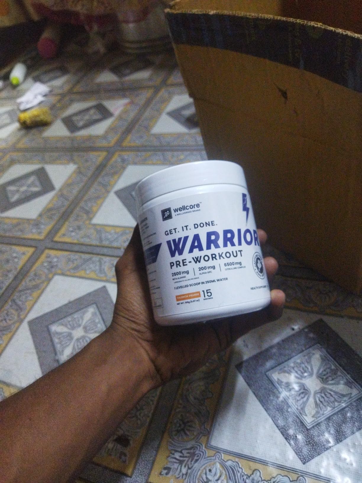 Wellcore - Warrior Pre Workout Supplement (195g Powder, 15 Servings ...
