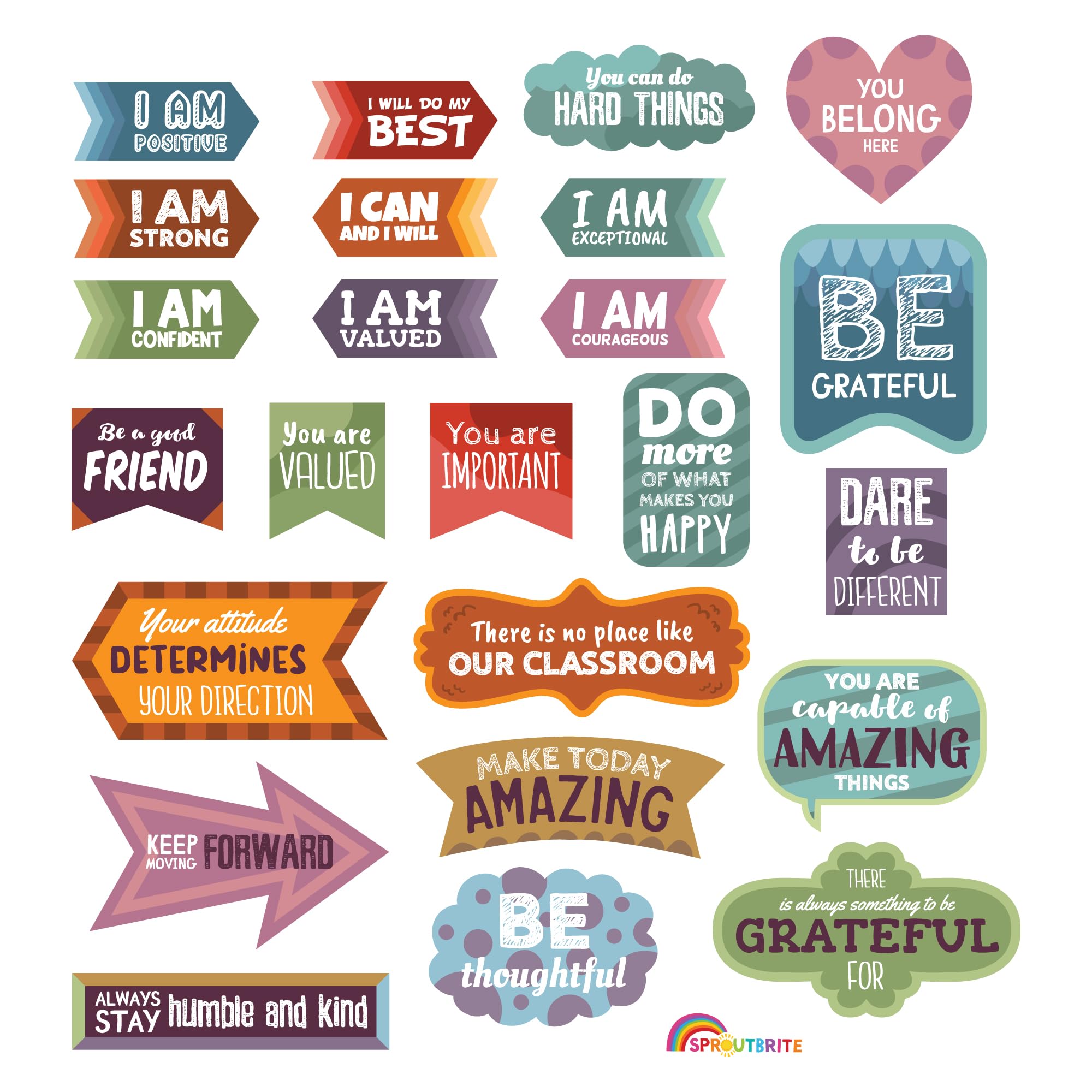 Snapklik.com : Sproutbrite Classroom Must Have Bulletin Board Signs For ...