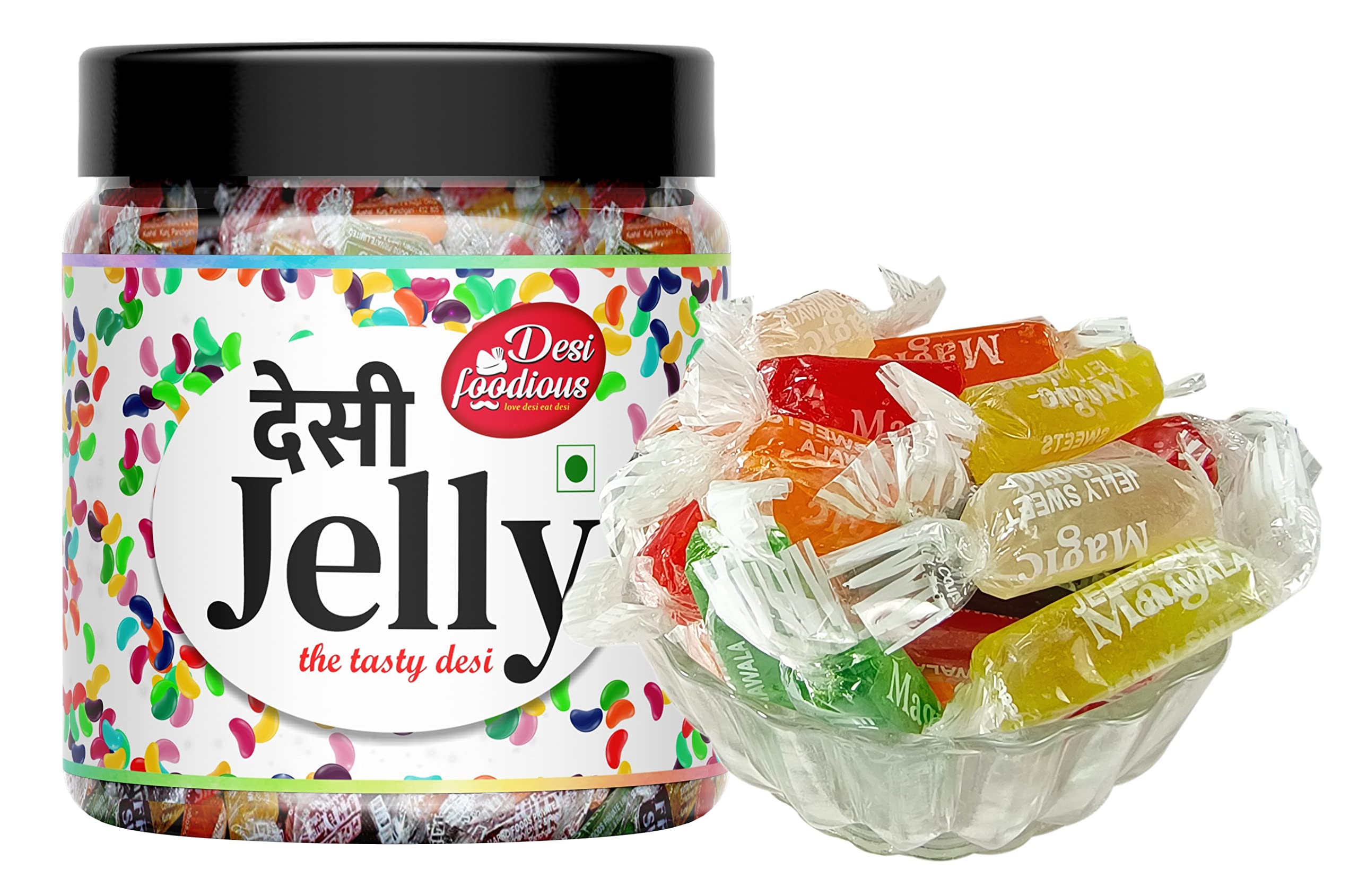 Desi foodious Desi Jelly | Colourful Jelly Toffee | Mixed Fruit ...