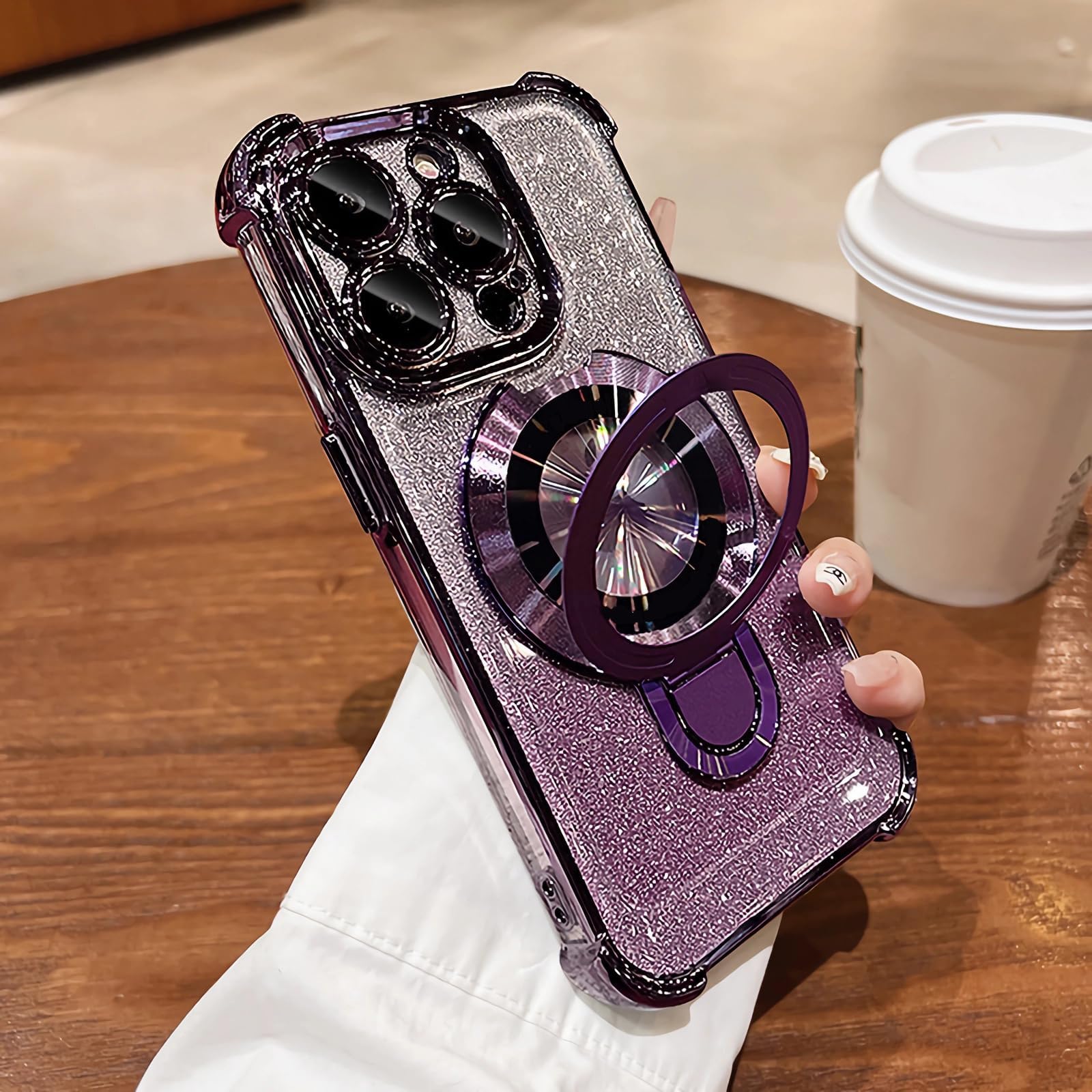 Amazon.com: ZIYE Magnetic Case for iPhone 14 Pro Max with Kickstand ...