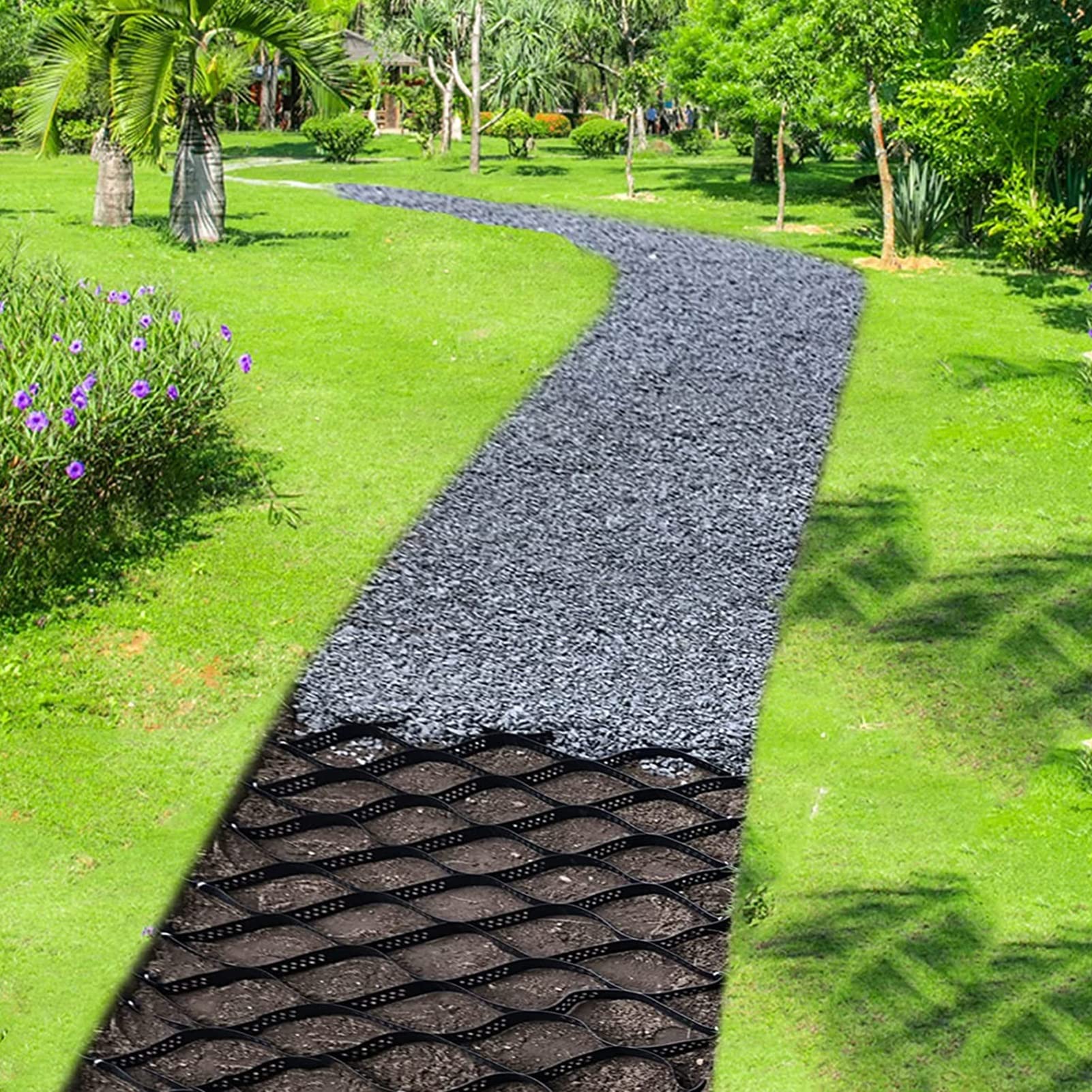 VEVOR Ground Grid 1885 Per Load Weed Barrier Depth Patio