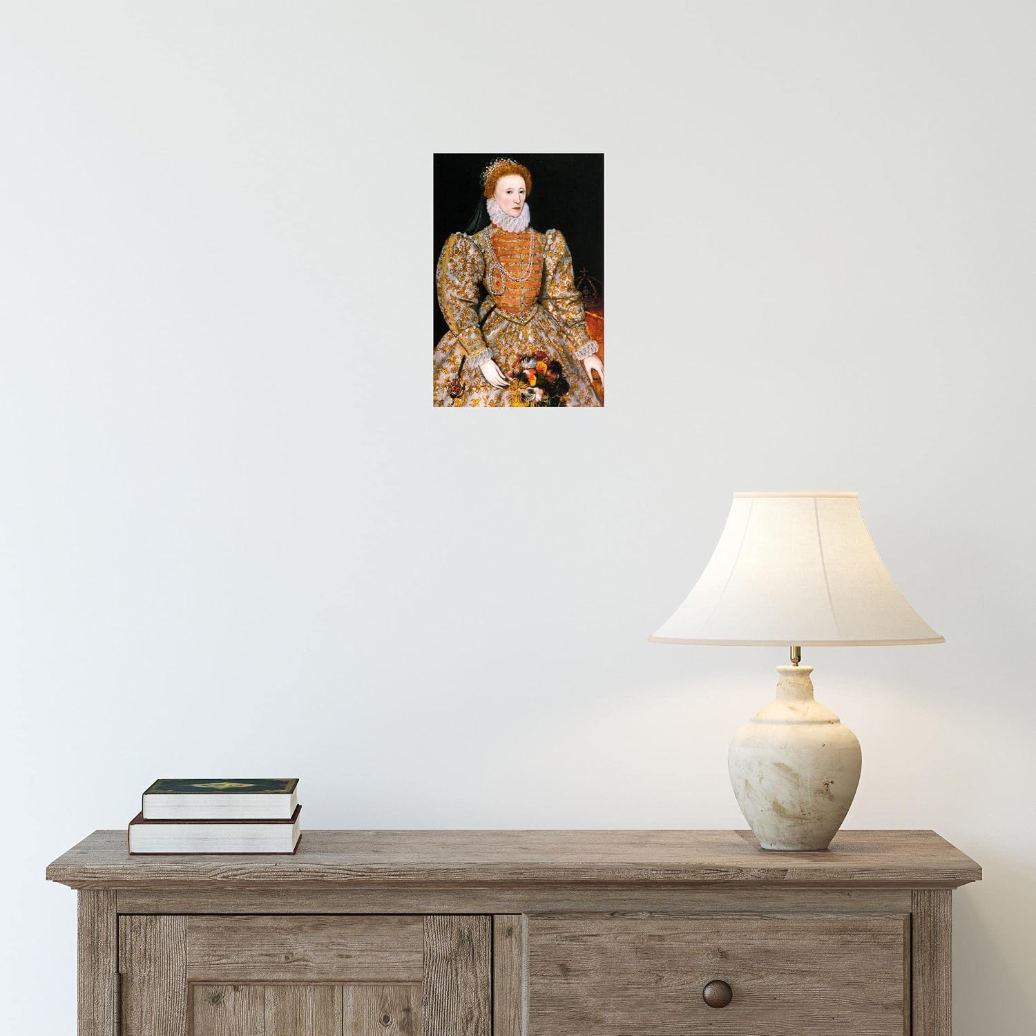 Queen Elizabeth I 1576 de Federico Zuccaro – Póster de decoración de ...