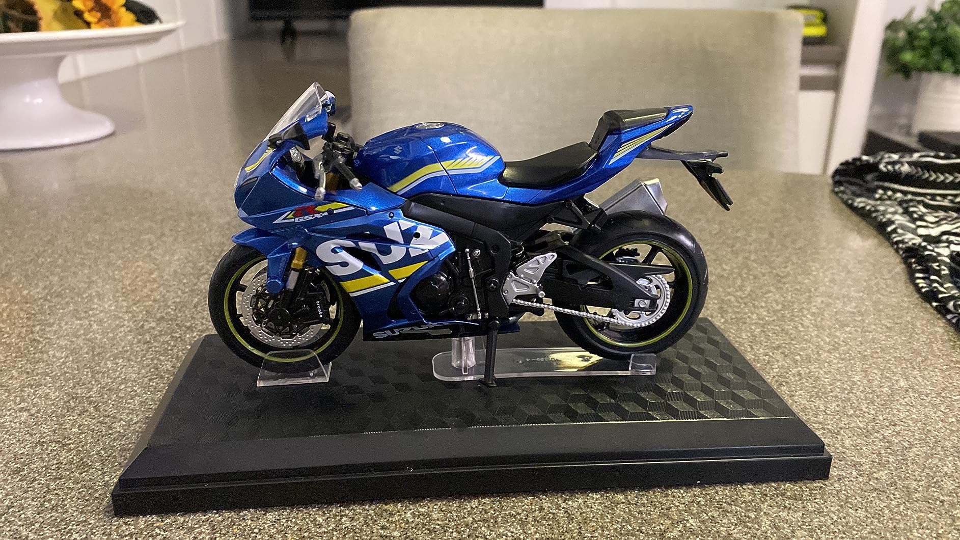 Amazon.com: MSZ 1/12 Compatible for Suzuki GSX-R1000 Motorcycle Toy ...