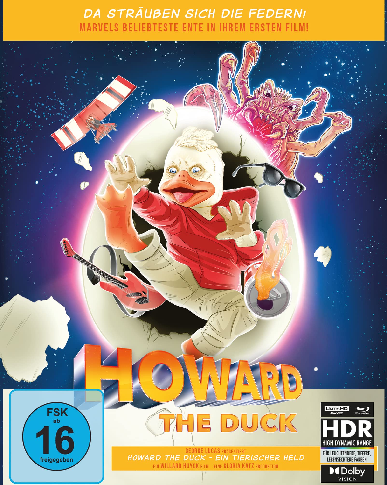 Howard the Duck - Ein tierischer Held - Mediabook (4K Ultra HD) (+ Blu ...