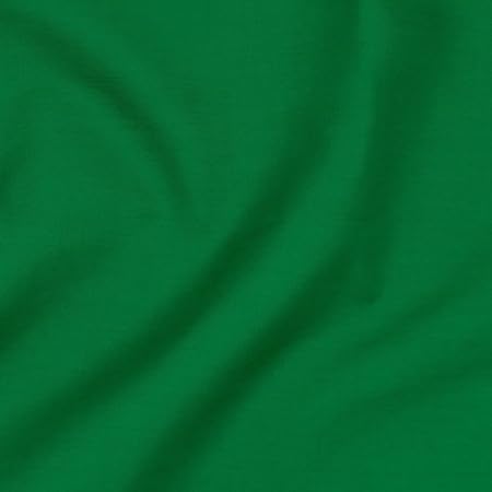 Plain Emerald Green Polycotton Fabric (Per Metre) by Nortex Mill ...