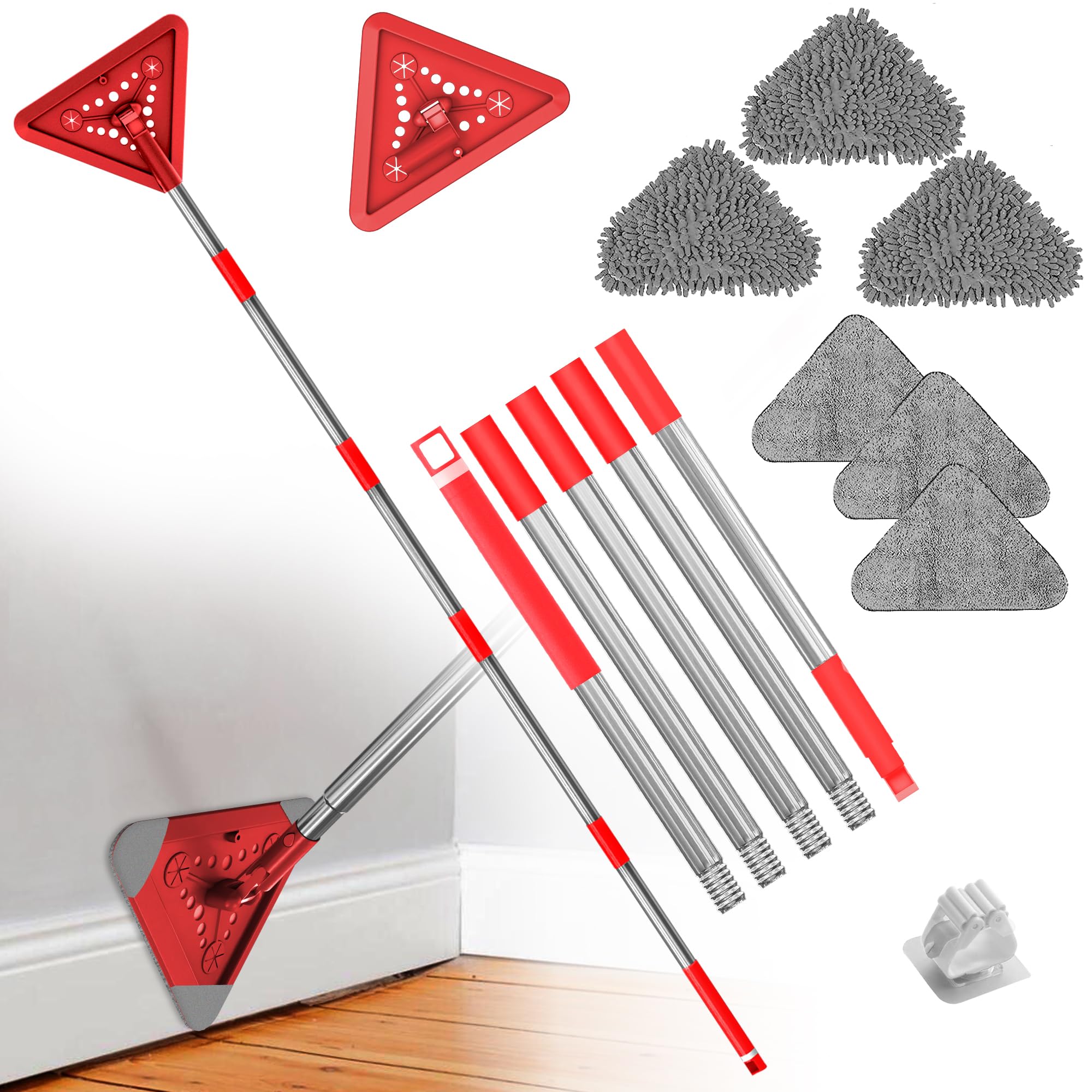 Amazon.com: Branova 85" Extendable Wall Cleaner Mop - 360° Rotatable ...