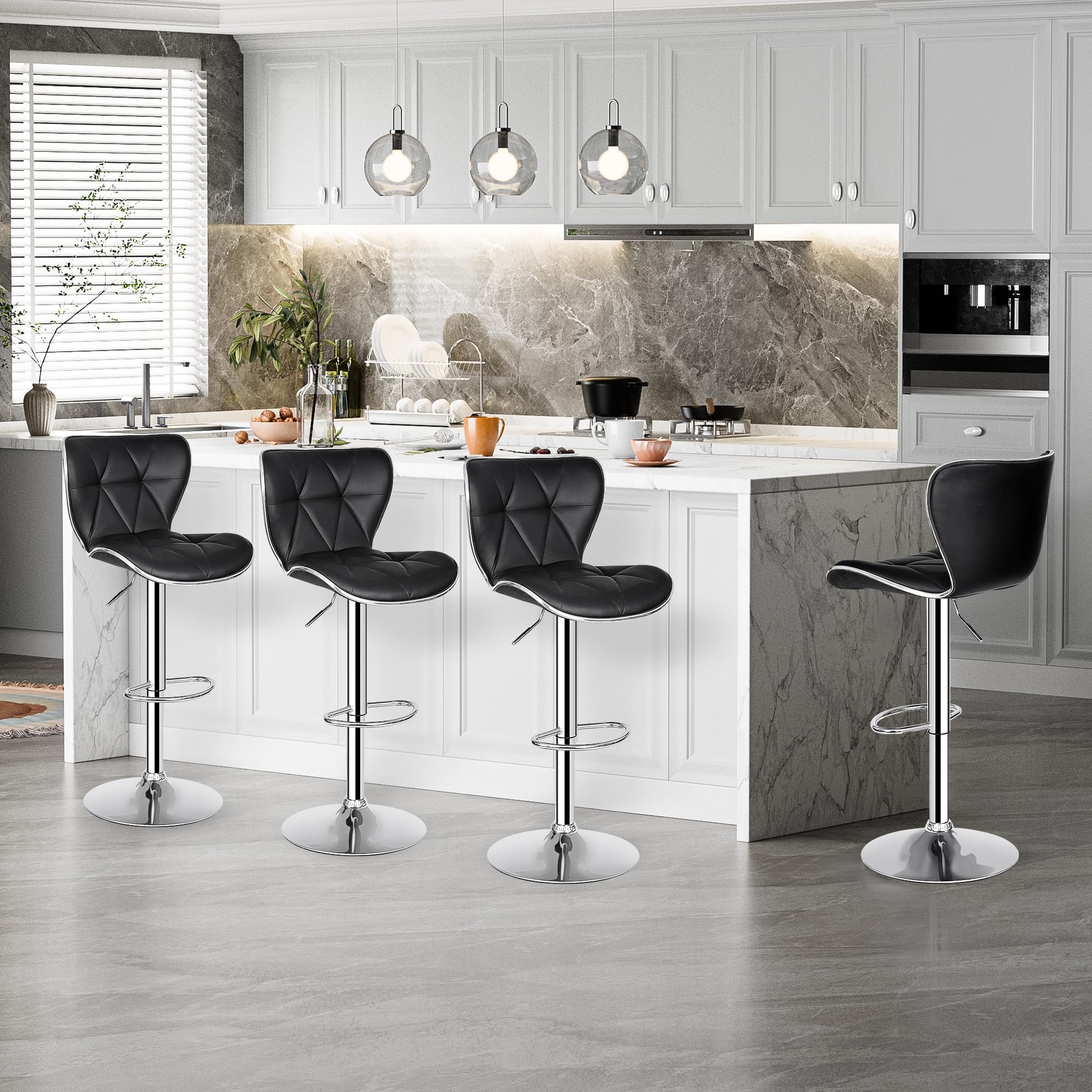 Amazon.com: PayLessHere Bar Stools Counter Stools with Height ...