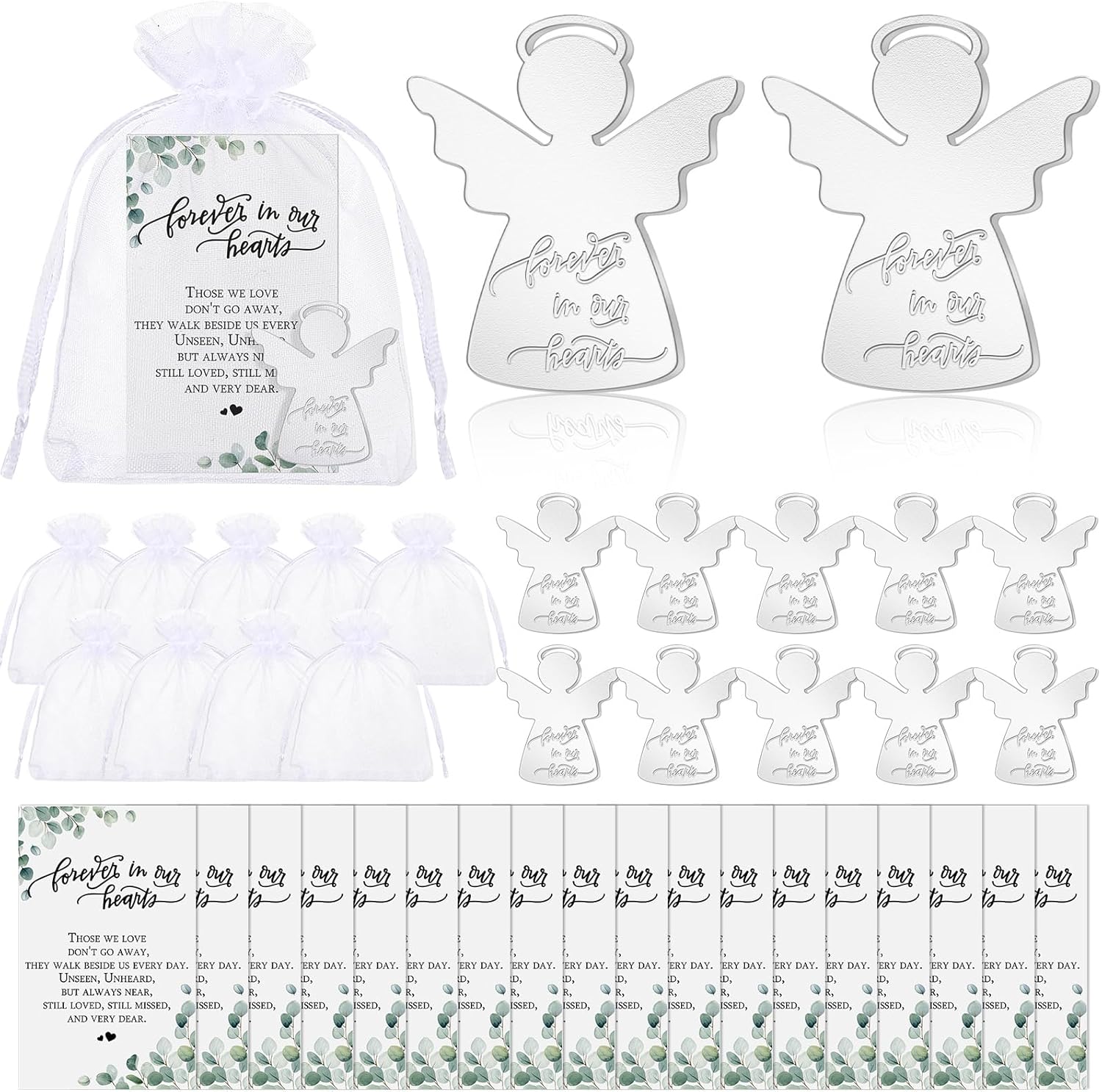 Amazon.com: Ecation 100 Sets Funeral Memorial Gifts for Guests Bulk ...