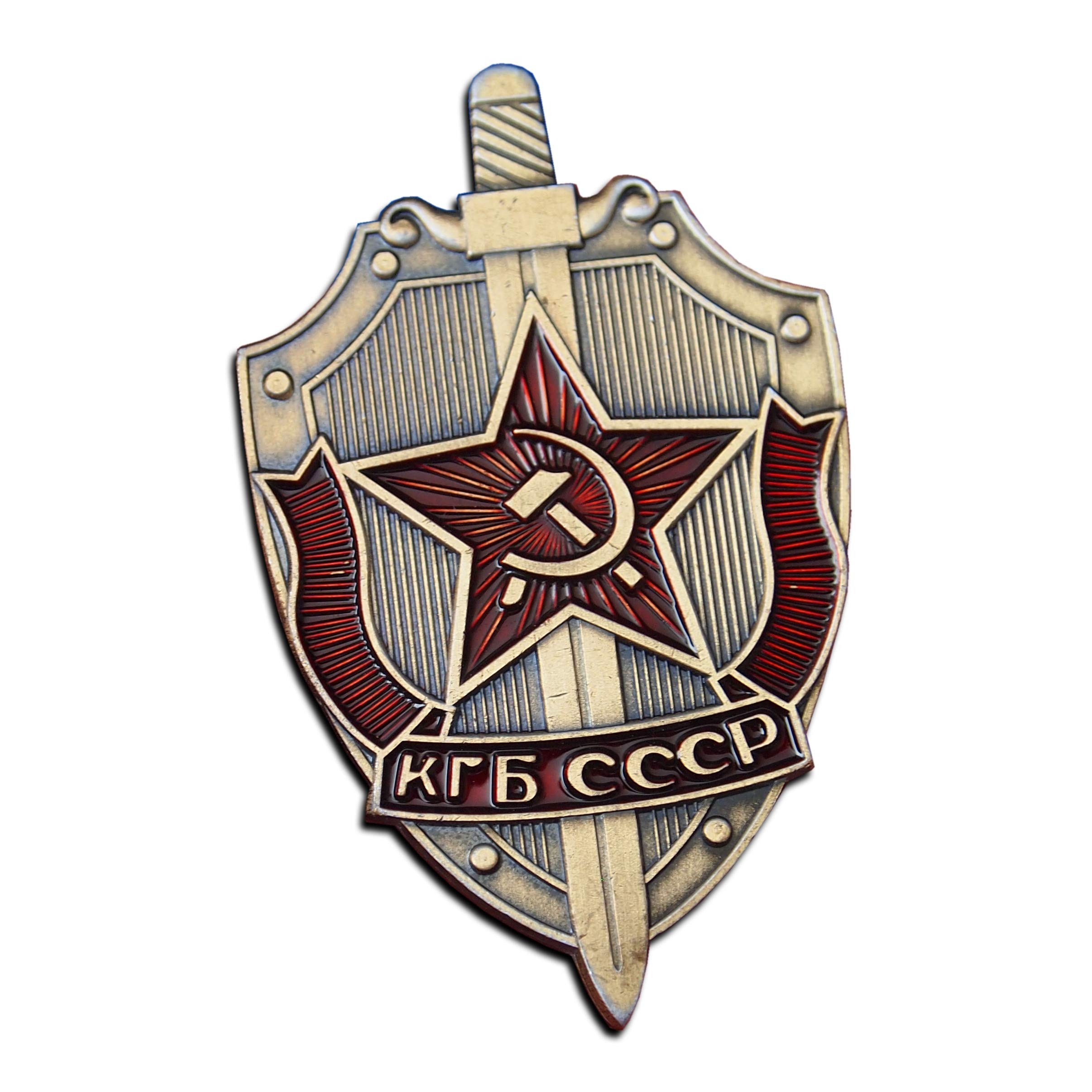 Trikoty KGB Russian Set 3x Badge Soviet Communist Sickle & Hammer ...