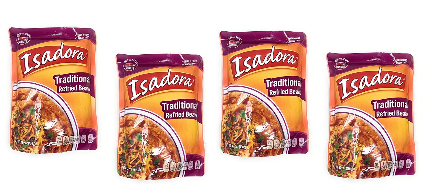 Amazon.com : Isadora traditional refried beans ~ pack 4 : Grocery ...