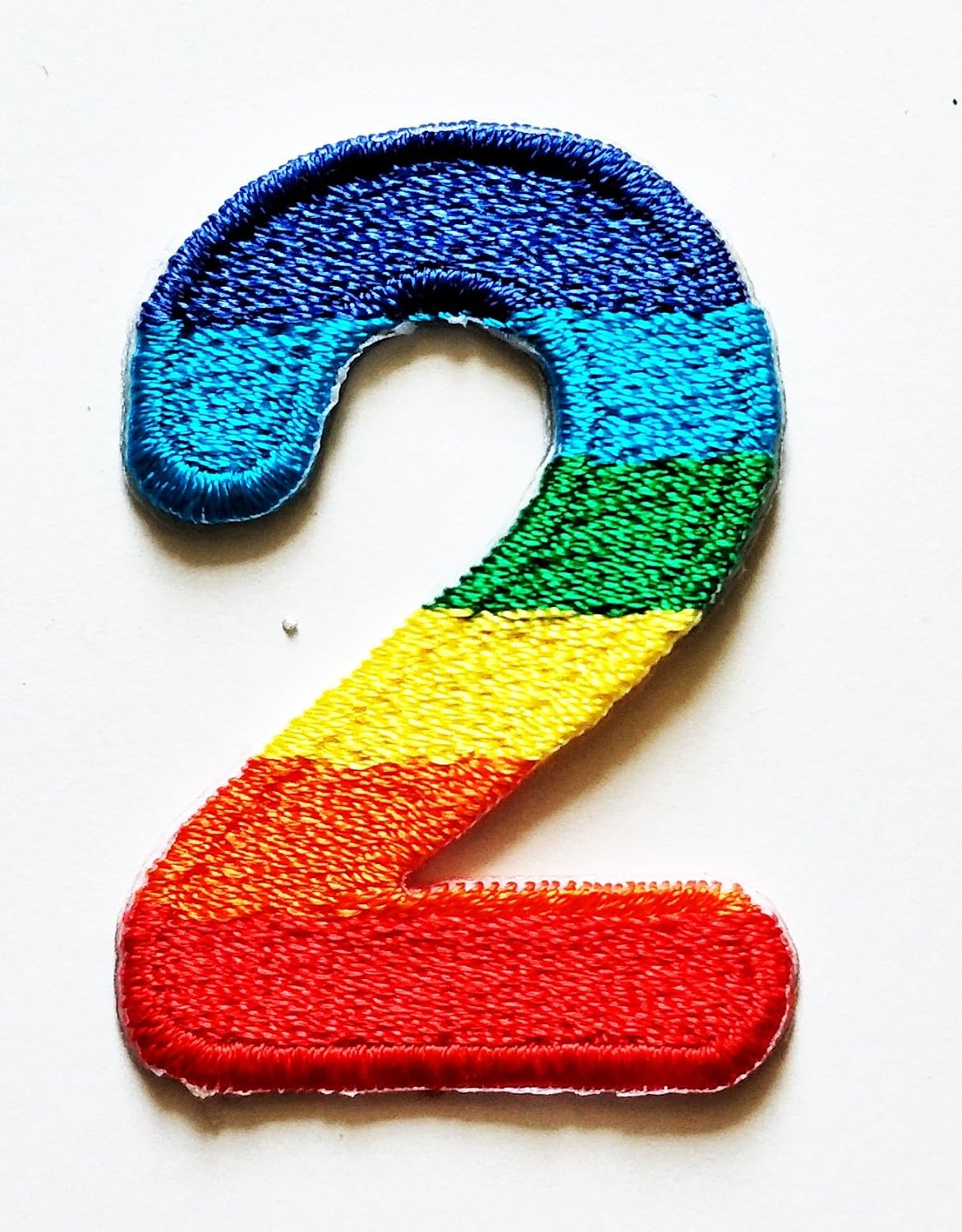 Amazon.com: HHO Rainbow Number 2 No 2 Math Counting no 2 School Patch ...