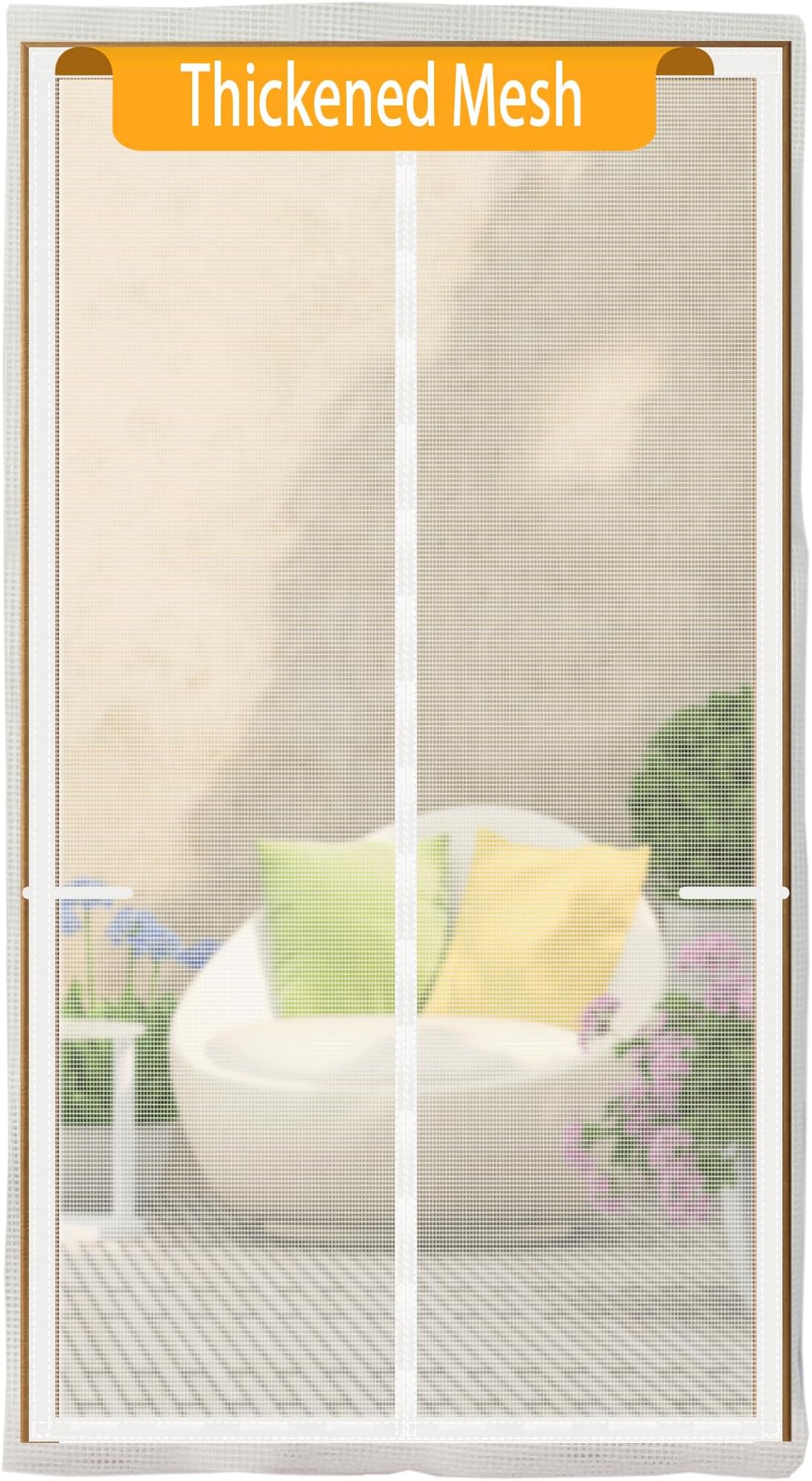 Magnetic Screen Curtain Door Magnetic Closure Mosquito Net Curtain ...