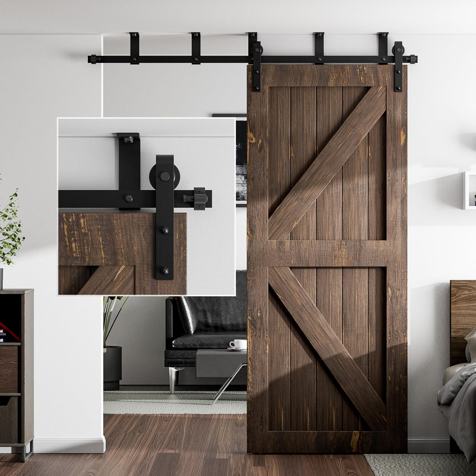 Overhead Sliding Track Doors Amazon.com: AONAYIOA 10FT Ceiling Mount