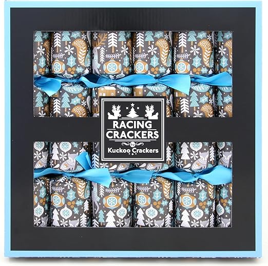 Kuckoo Crackers: 6 x 12-inch Pull Back Racing Christmas Crackers ...