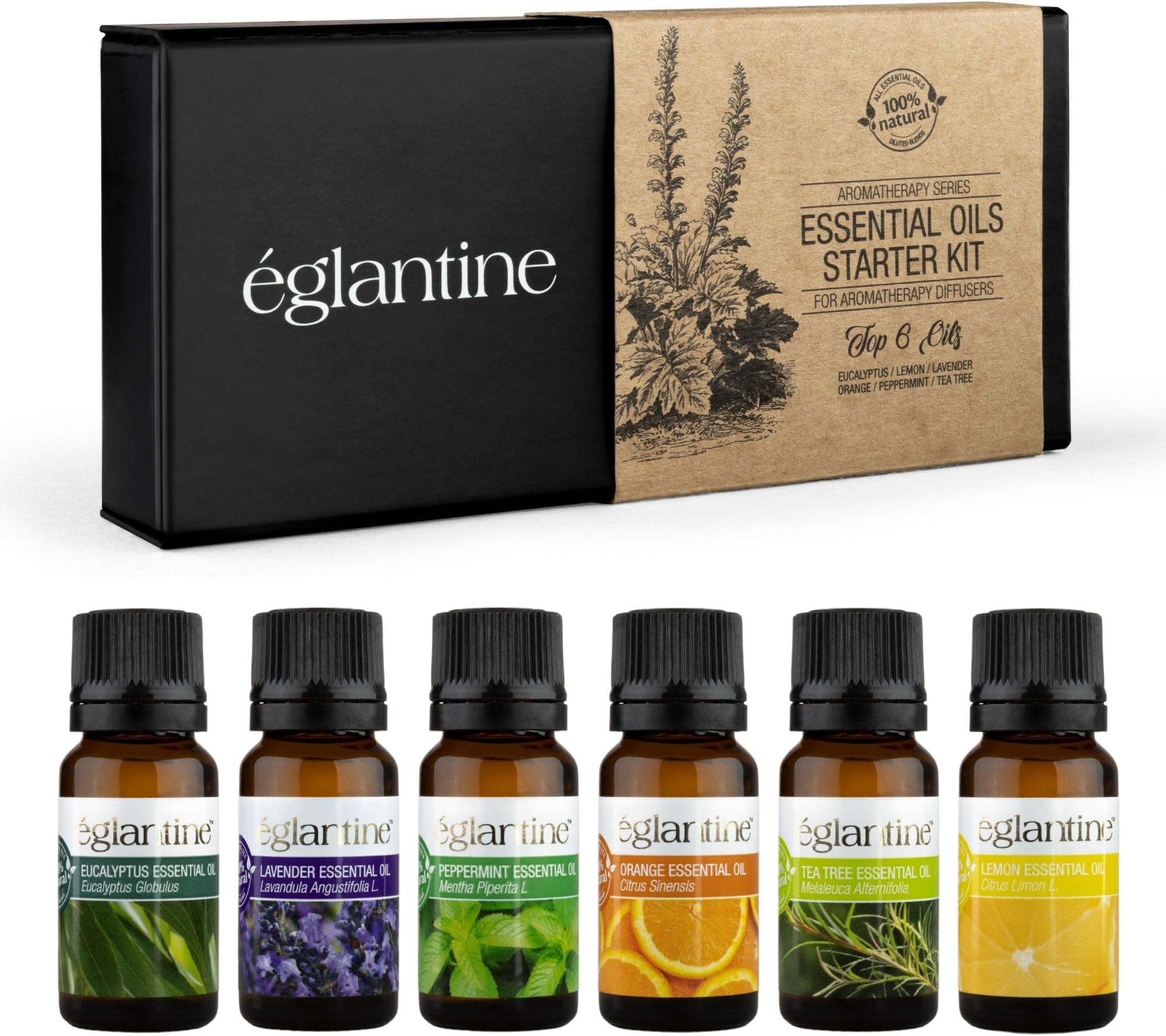 Amazon.com: Top 3 100% Pure Essential Oil Basic Set 10ml (Lavender, Tea ...