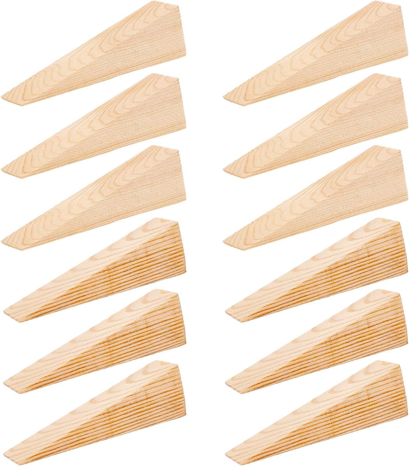 Amazon.com: 8 Pack Wooden Door Stopper Non-Slip Door Stops Wooden ...