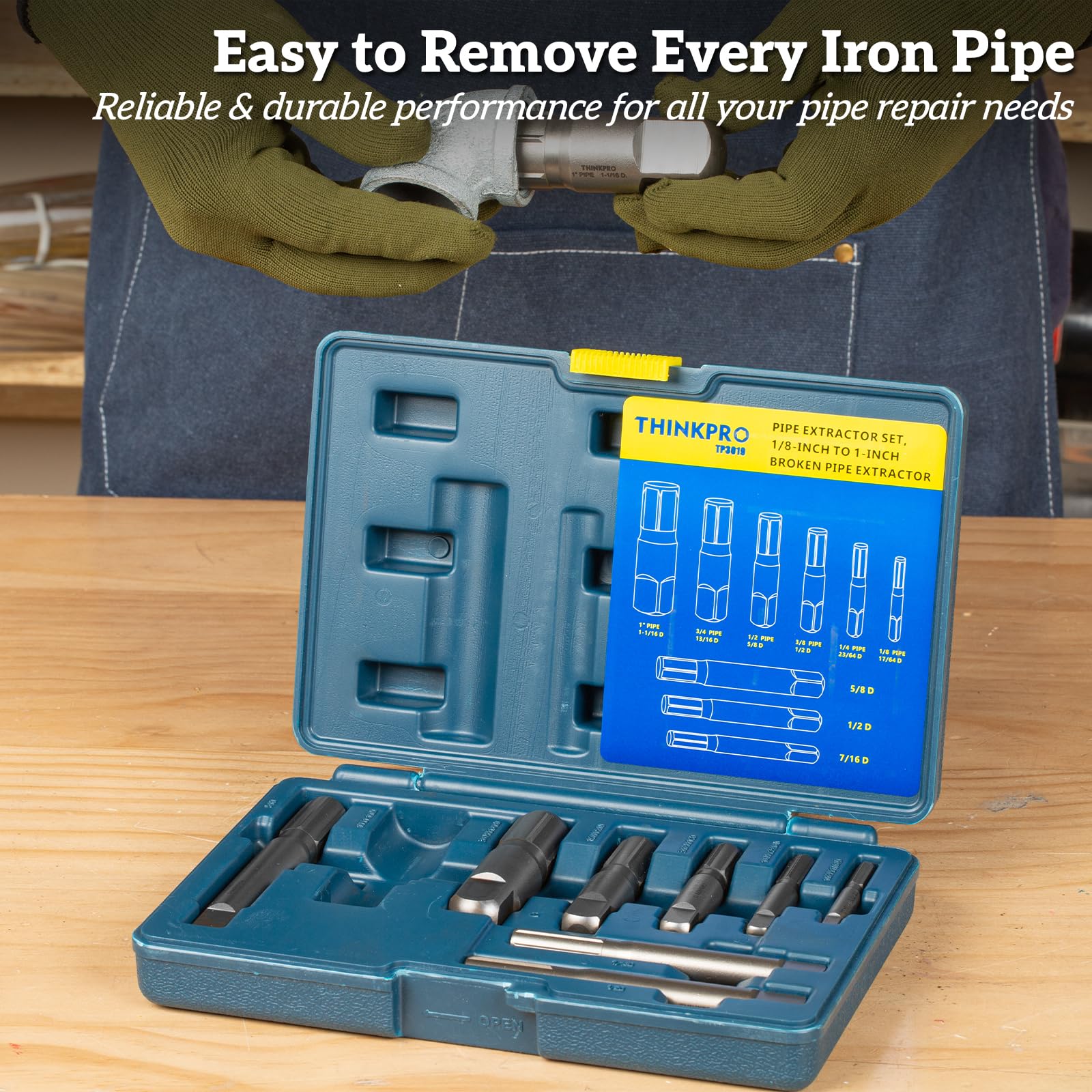 Snapklik.com : Thinkpro 9-Piece Pipe Extractor Set
