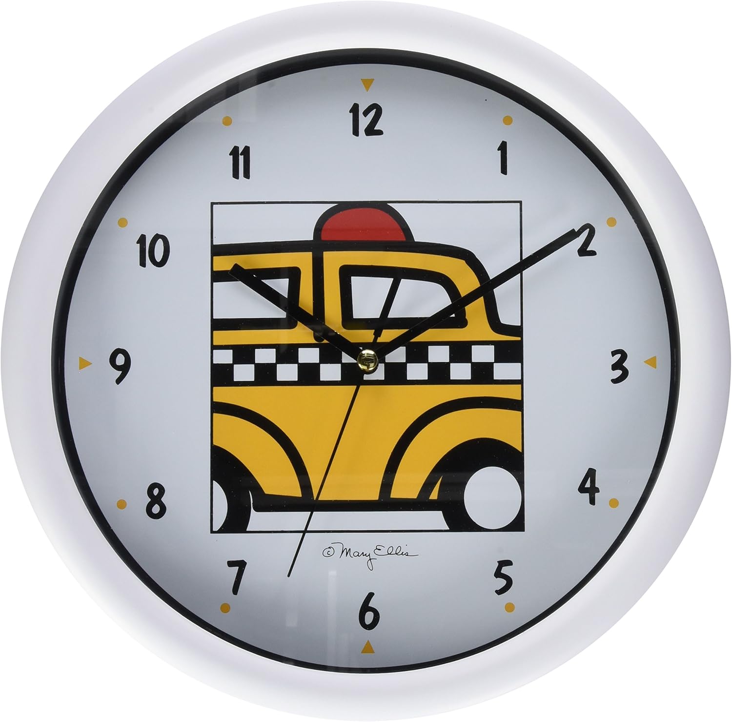 Amazon.com: Kole Imports OS574 Taxicab Wall Clock : Home & Kitchen