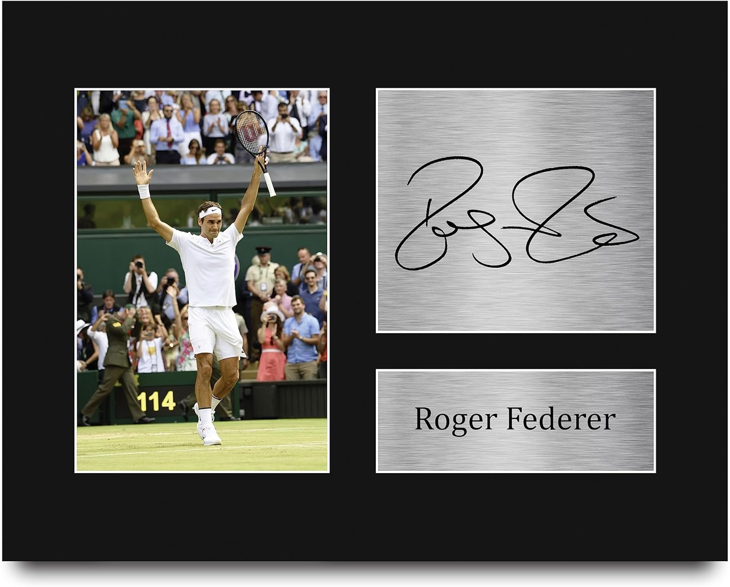 Amazon.com: HWC Trading Roger Federer Gifts Signed Printed Autograph ...