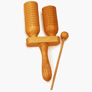 Amazon.com: Wooden Two-Row Agogo Bell by Meinl : Musical Instruments