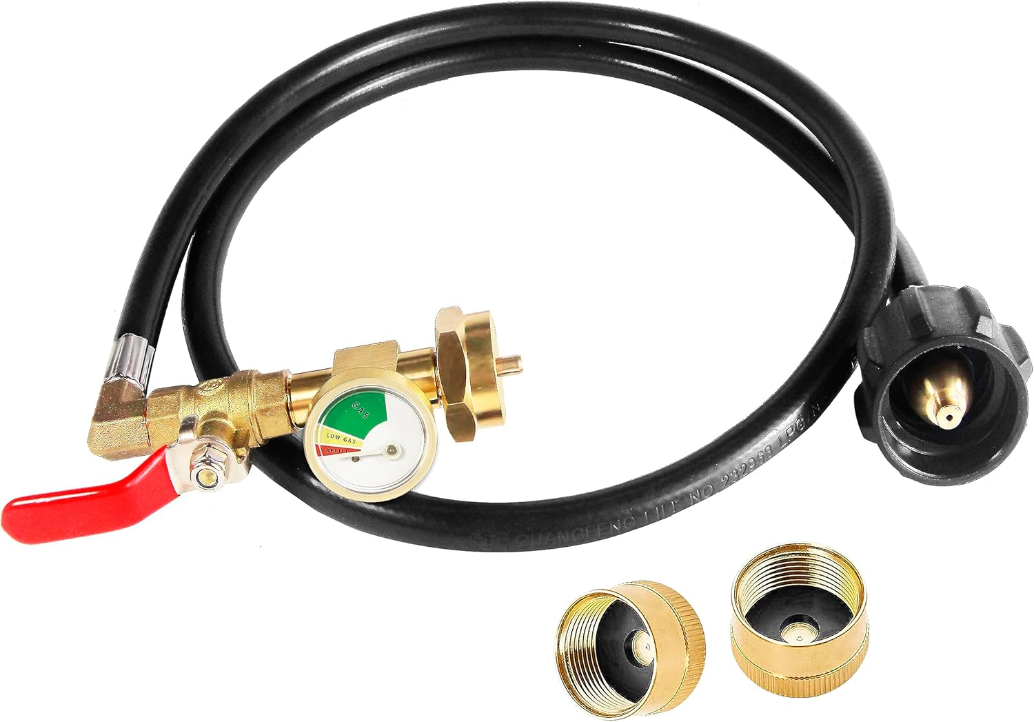 Amazon.com : 4FT Propane Adapter Refill Adapter Hose, Universal QCC1 ...