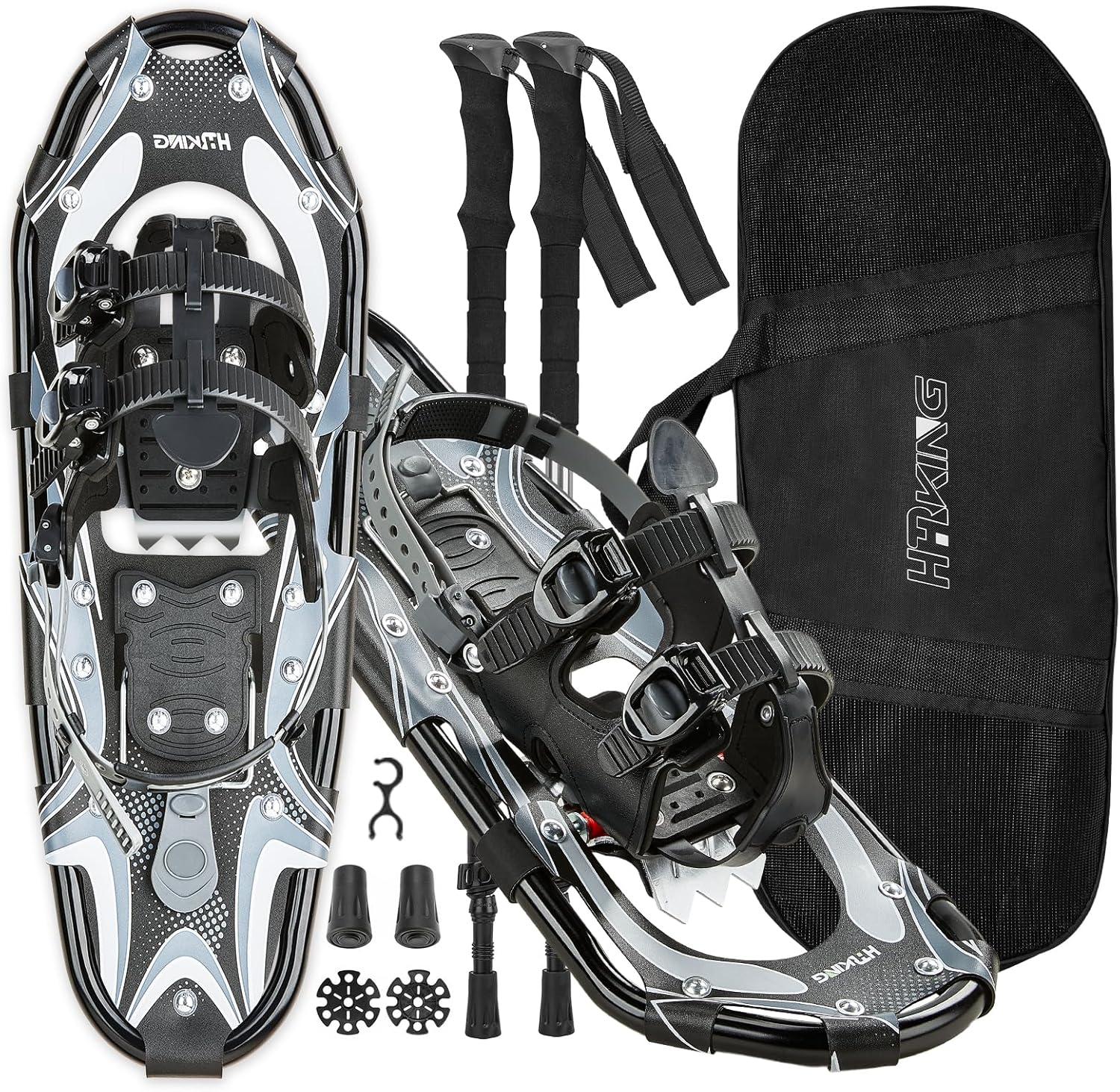 Lightweight Snowshoes for Women Men Youth Kids, Aluminum All-Terrain ...