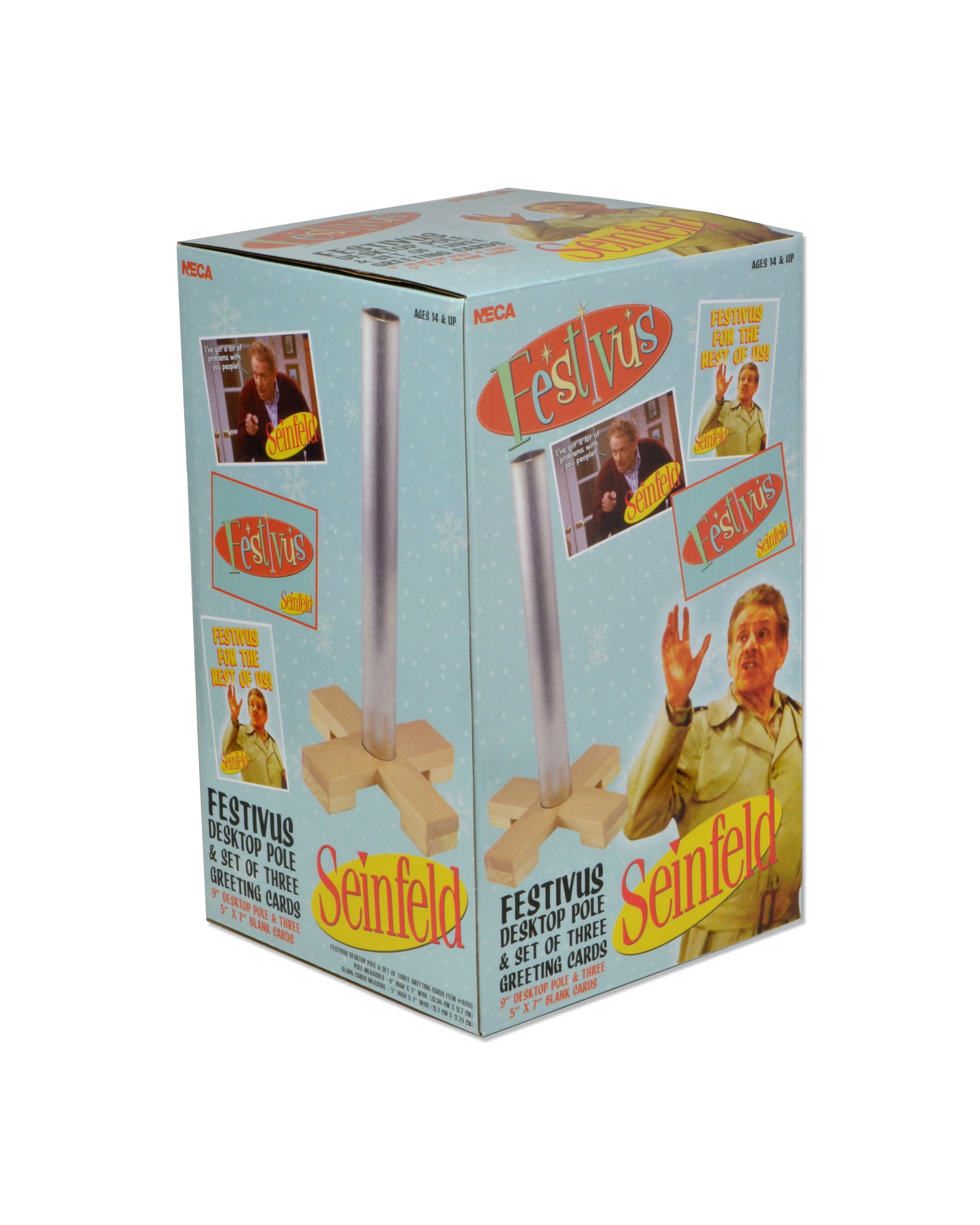 Amazon.com : Seinfeld - 9" Festivus Pole w/3 Postcard - Gift Set ...