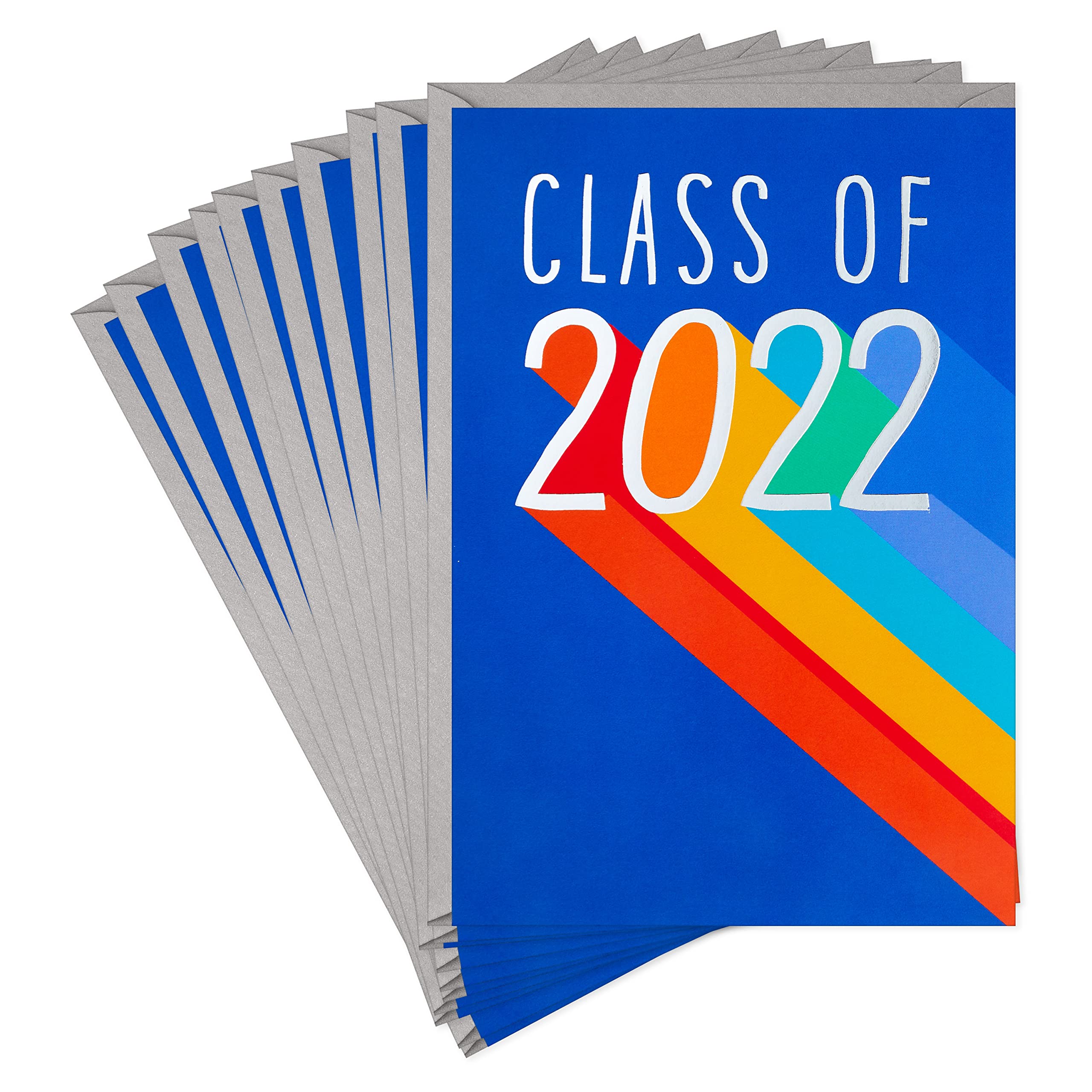 Amazon.com : Hallmark Pack of 10 Graduation Cards with Envelopes (Class ...