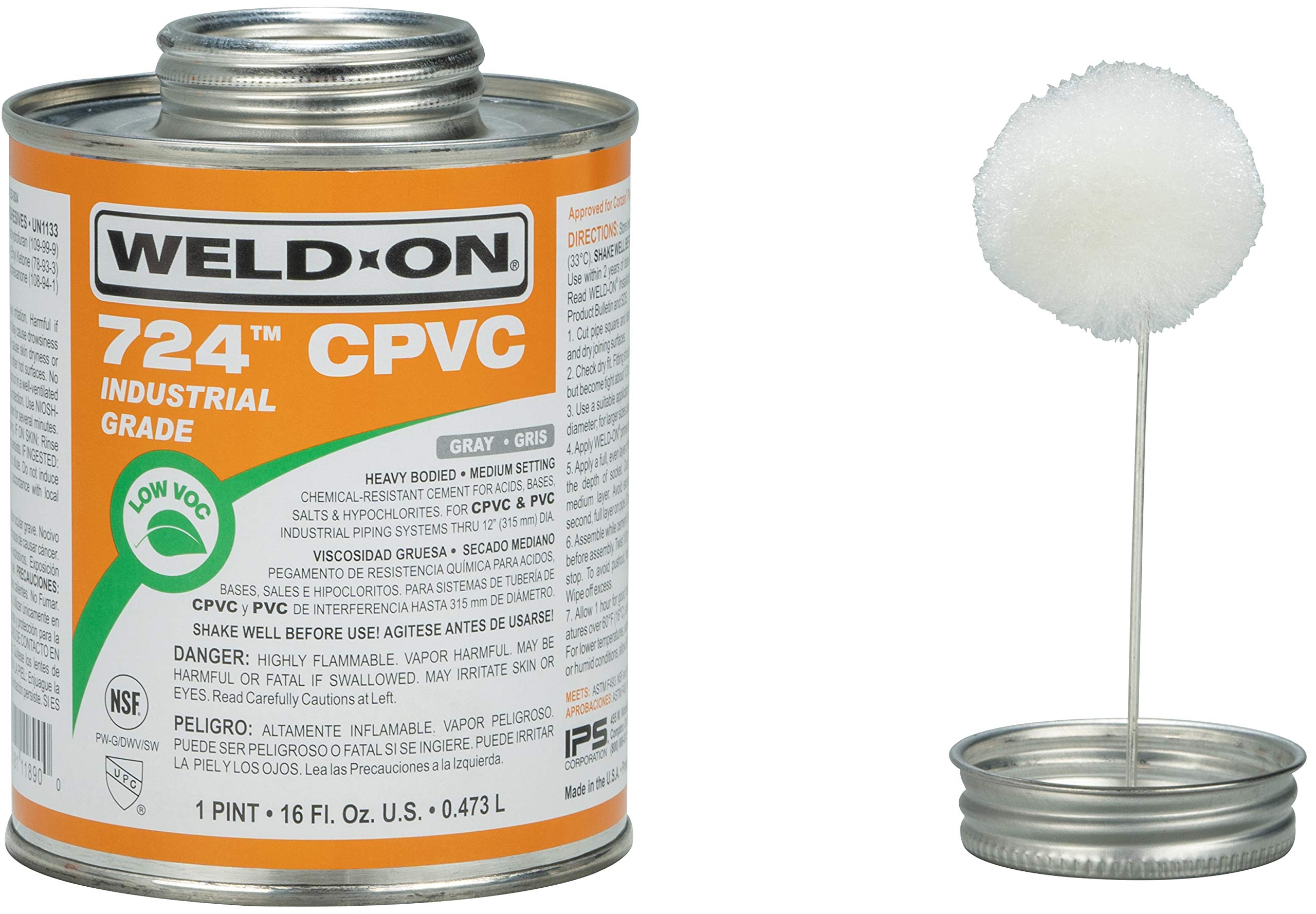 Snapklik.com : Weld-On 11890 724 Industrial Grade CPVC Heavy-Bodied ...