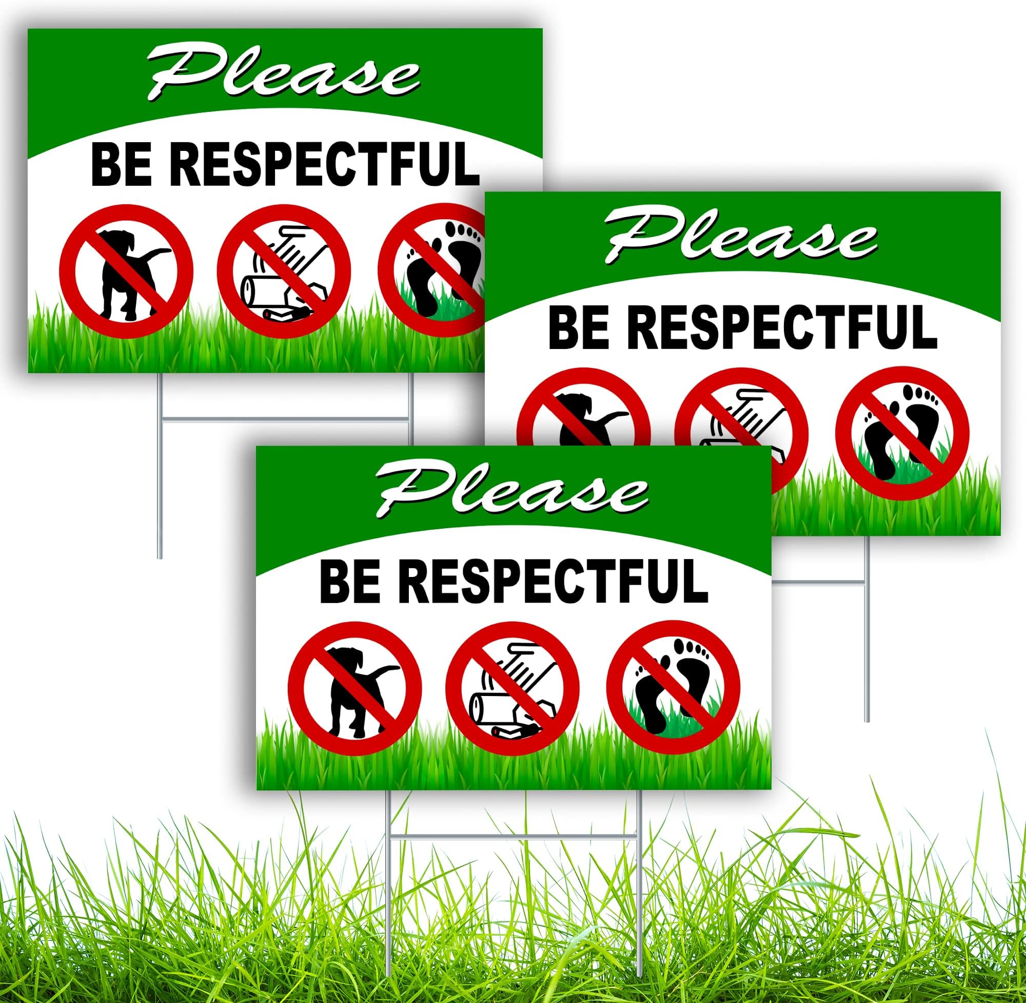 Amazon.com : 2PC Keep Off Grass Sign with Stake, 12 Inches by 9 Inches ...